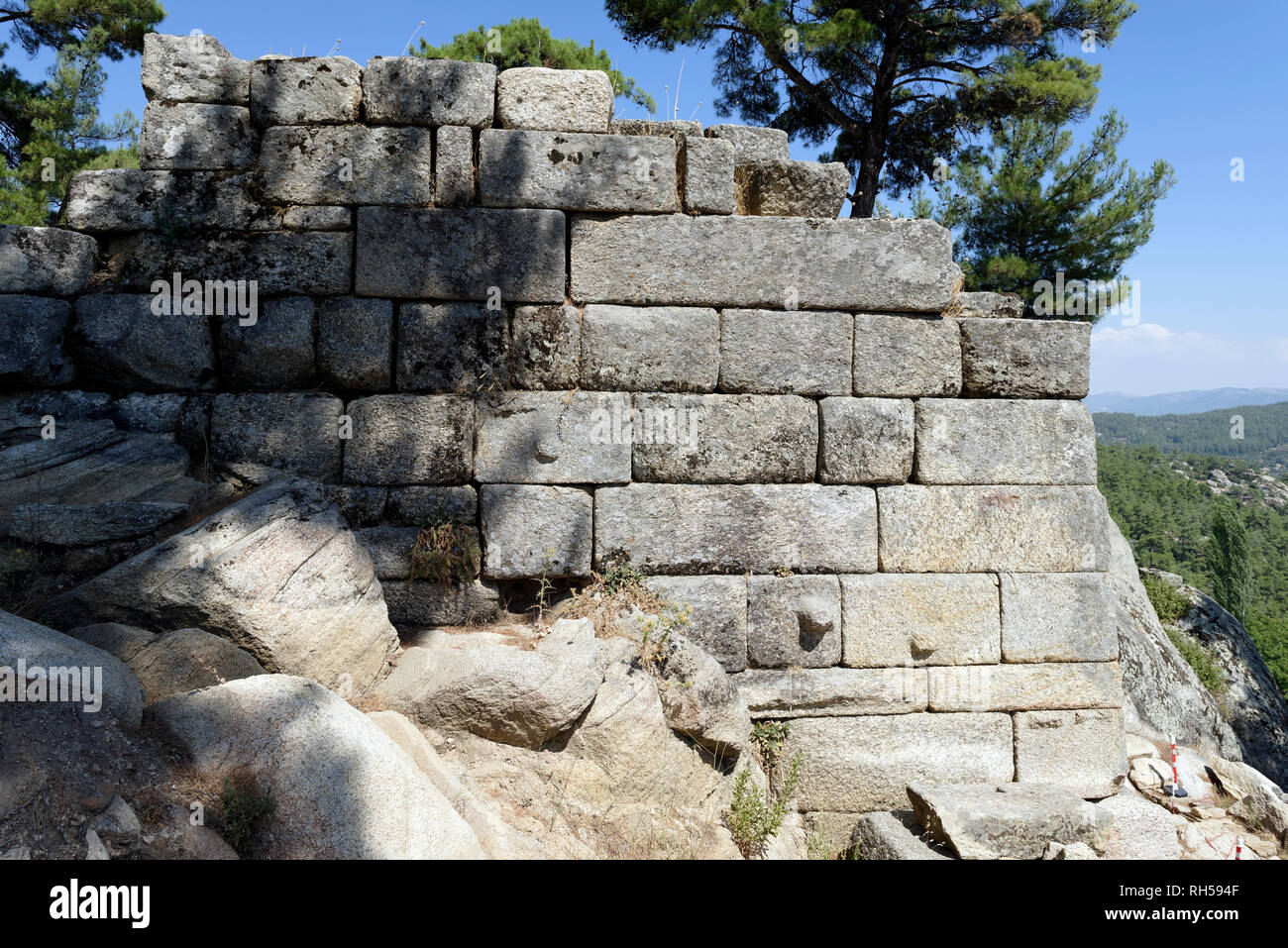 The Built Tomb, which stands on the slop above the sanctuary of ...