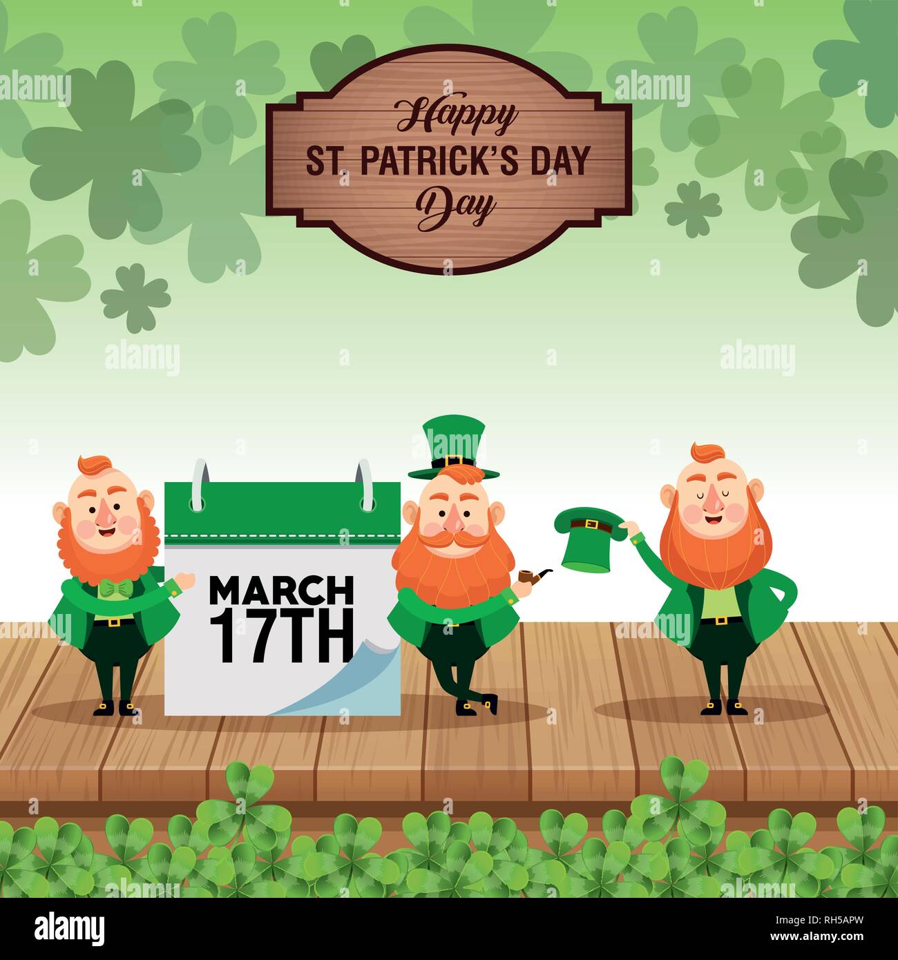 Happy saint patricks day Stock Vector Image & Art - Alamy