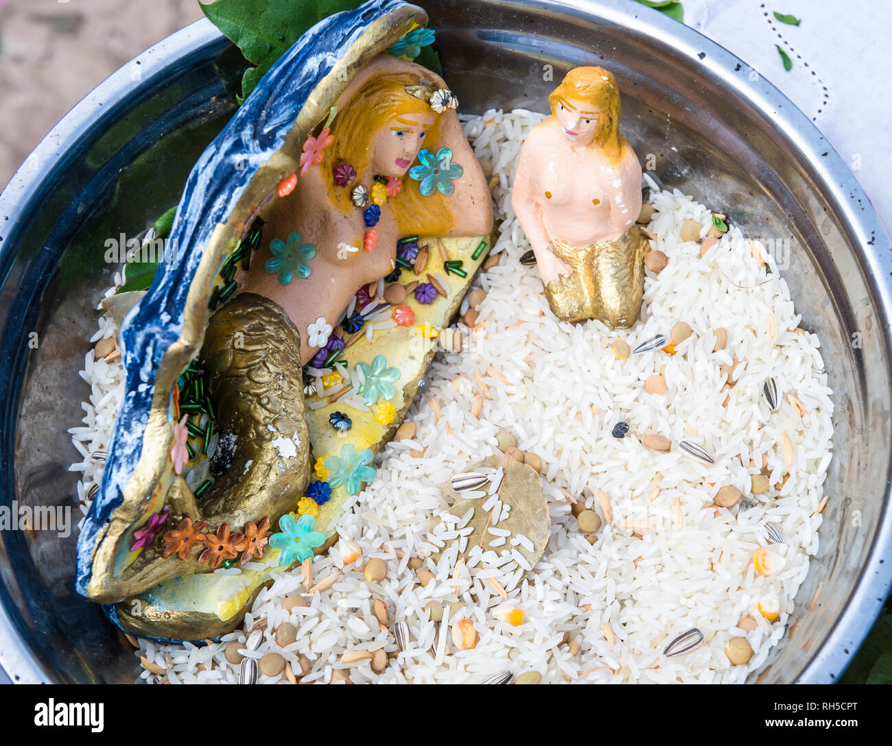 Small shrine dedicated to Yemanja, Goddess of the Sea and Fertility in ...