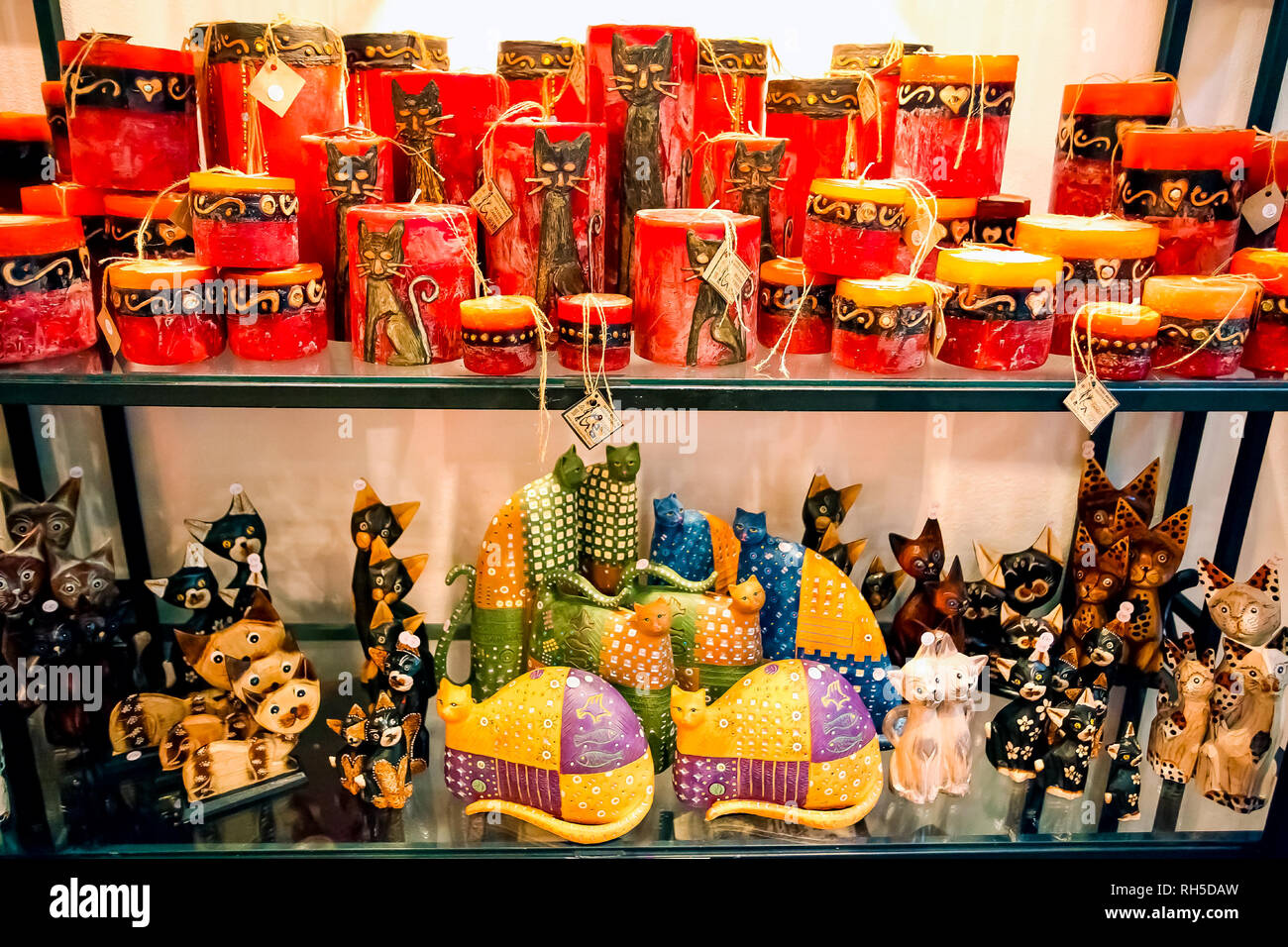 Johannesburg, South Africa - July 05 2011: Inside Interior of a Curio ...