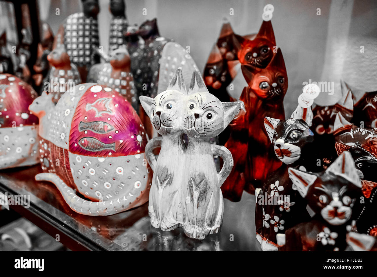 Johannesburg, South Africa - July 05 2011: Inside Interior of a Curio ...