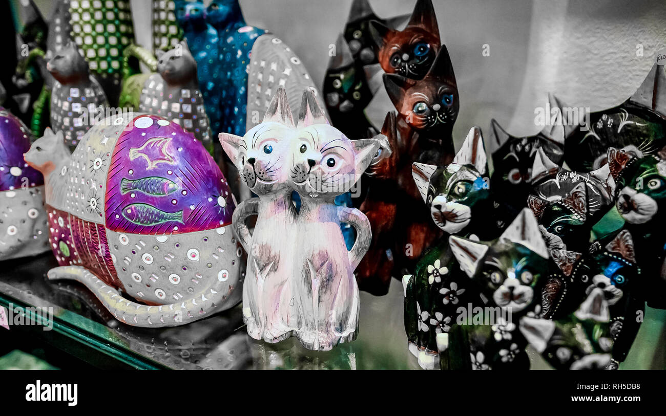 Johannesburg, South Africa - July 05 2011: Inside Interior of a Curio ...