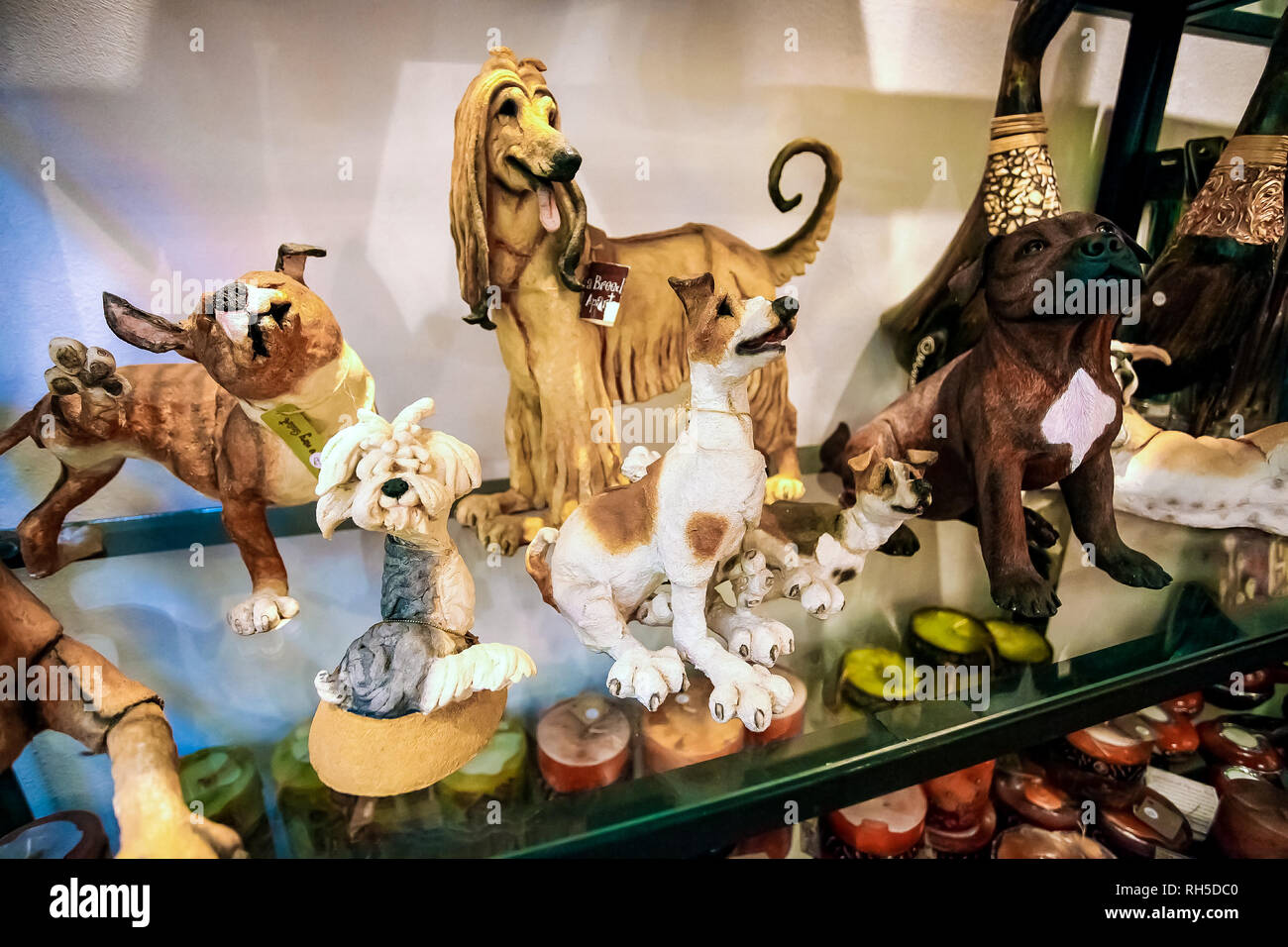 Johannesburg, South Africa - July 05 2011: Inside Interior of a Curio ...