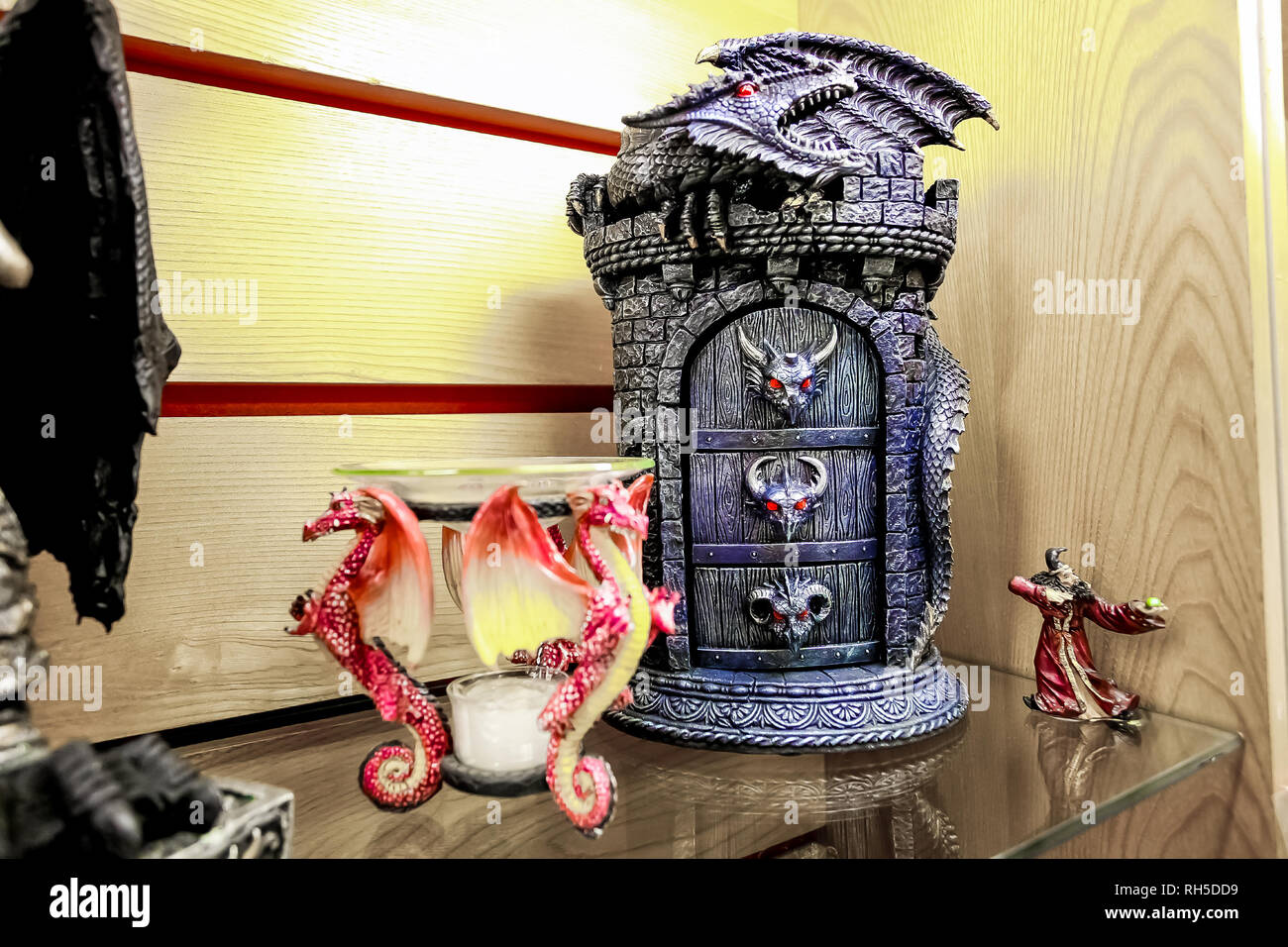 Johannesburg, South Africa - July 05 2011: Inside Interior of a Curio ...