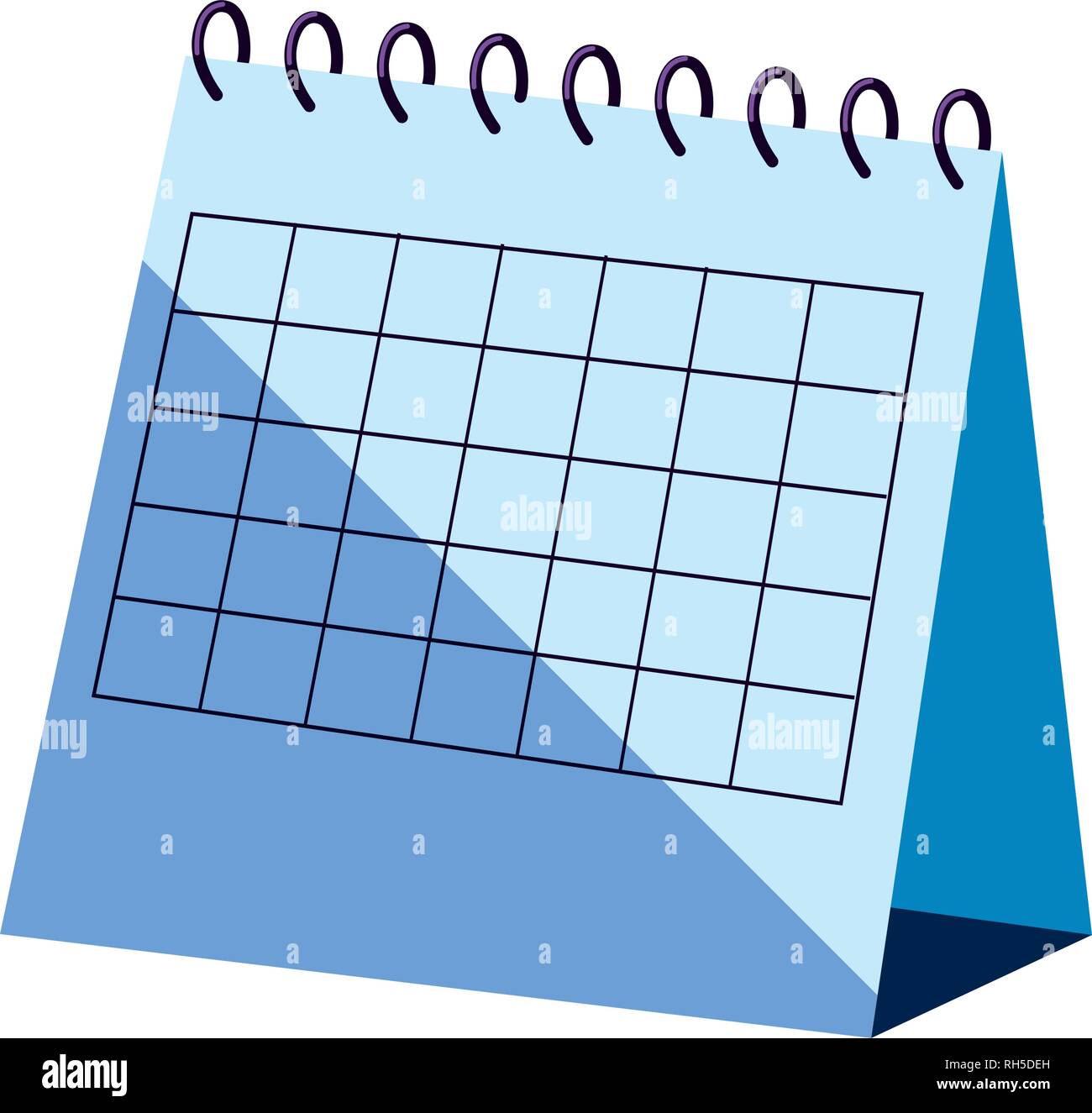 calendar reminder planner on white background vector illustration Stock ...