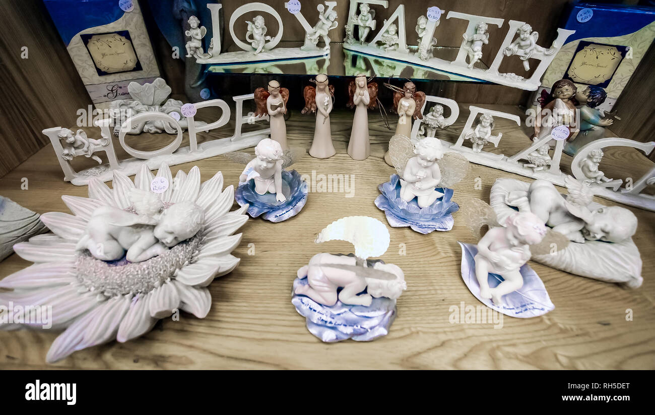 Johannesburg, South Africa - July 05 2011: Inside Interior of a Curio ...