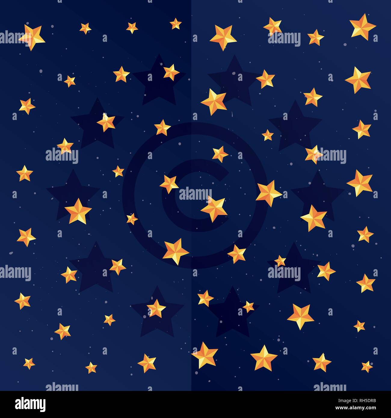 stars background copyright protection of intellectual vector ...