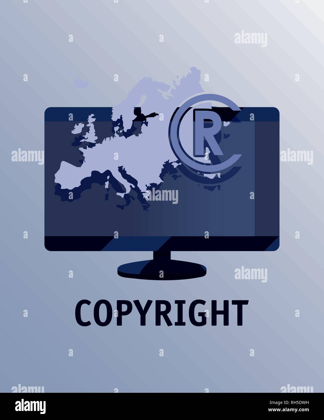 europen registered computer copyright protection of intellectual vector ...
