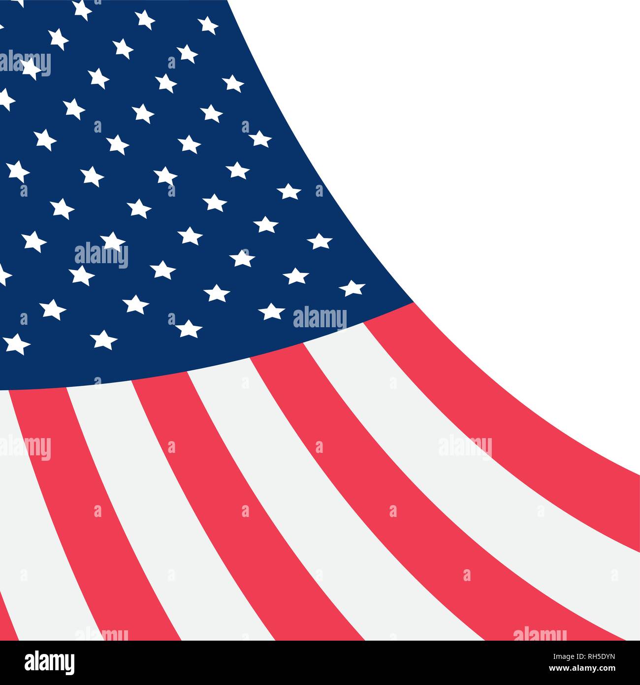 national emblem american flag patriotism vector illustration Stock ...