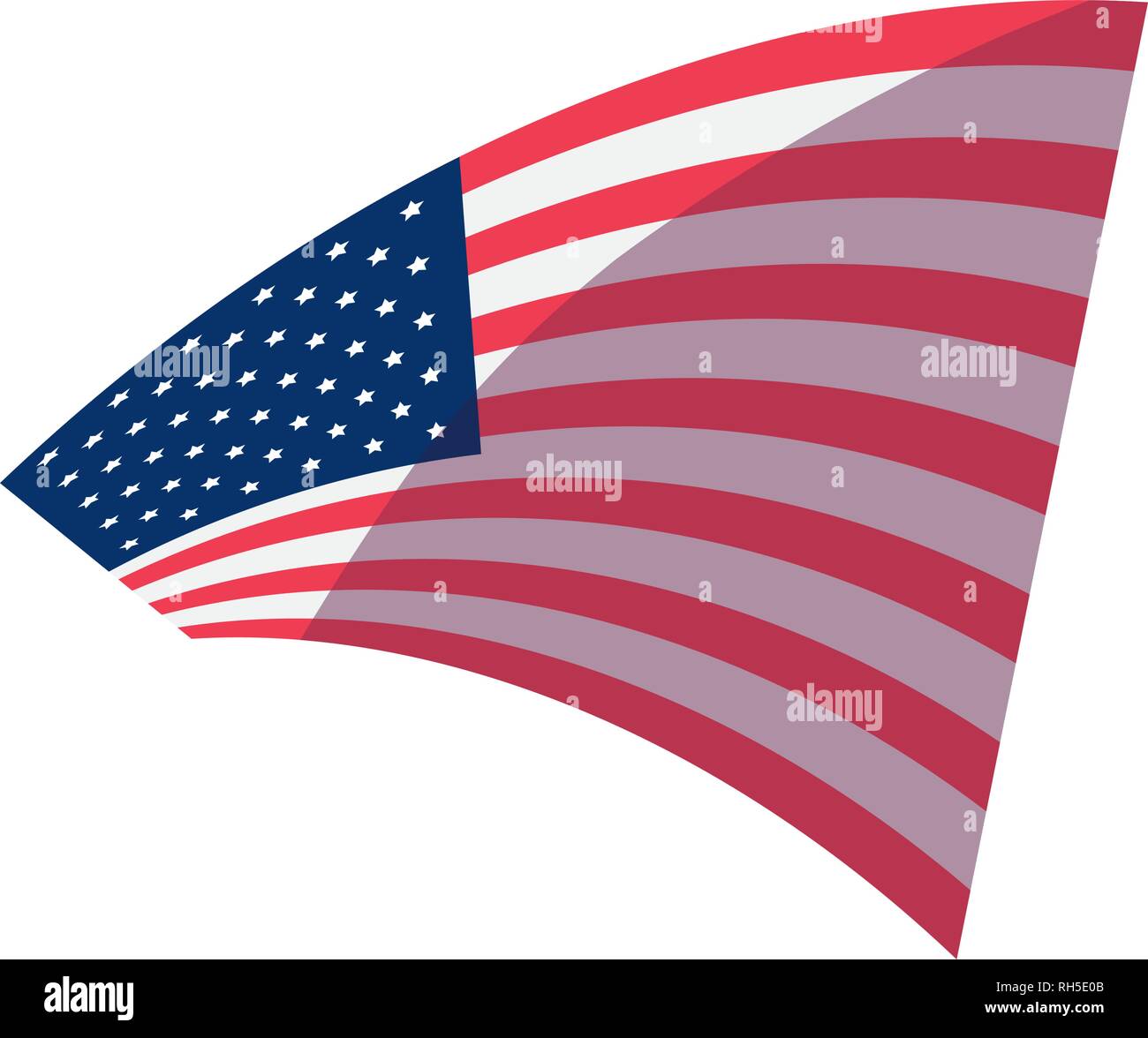 national emblem american flag patriotism vector illustration Stock ...