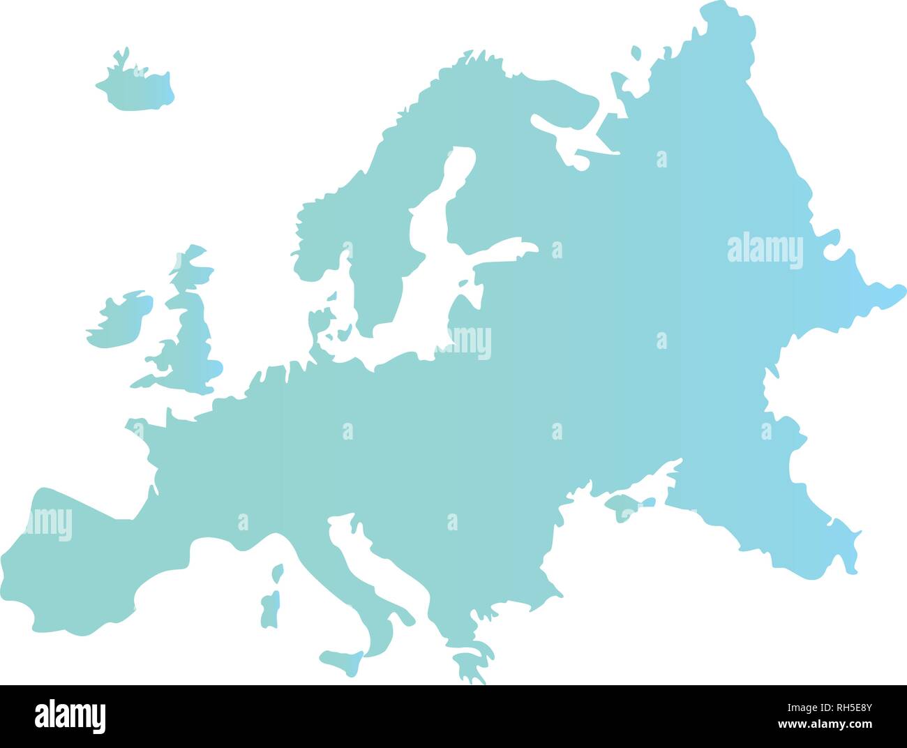 european union map on white background vector illustration Stock Vector ...