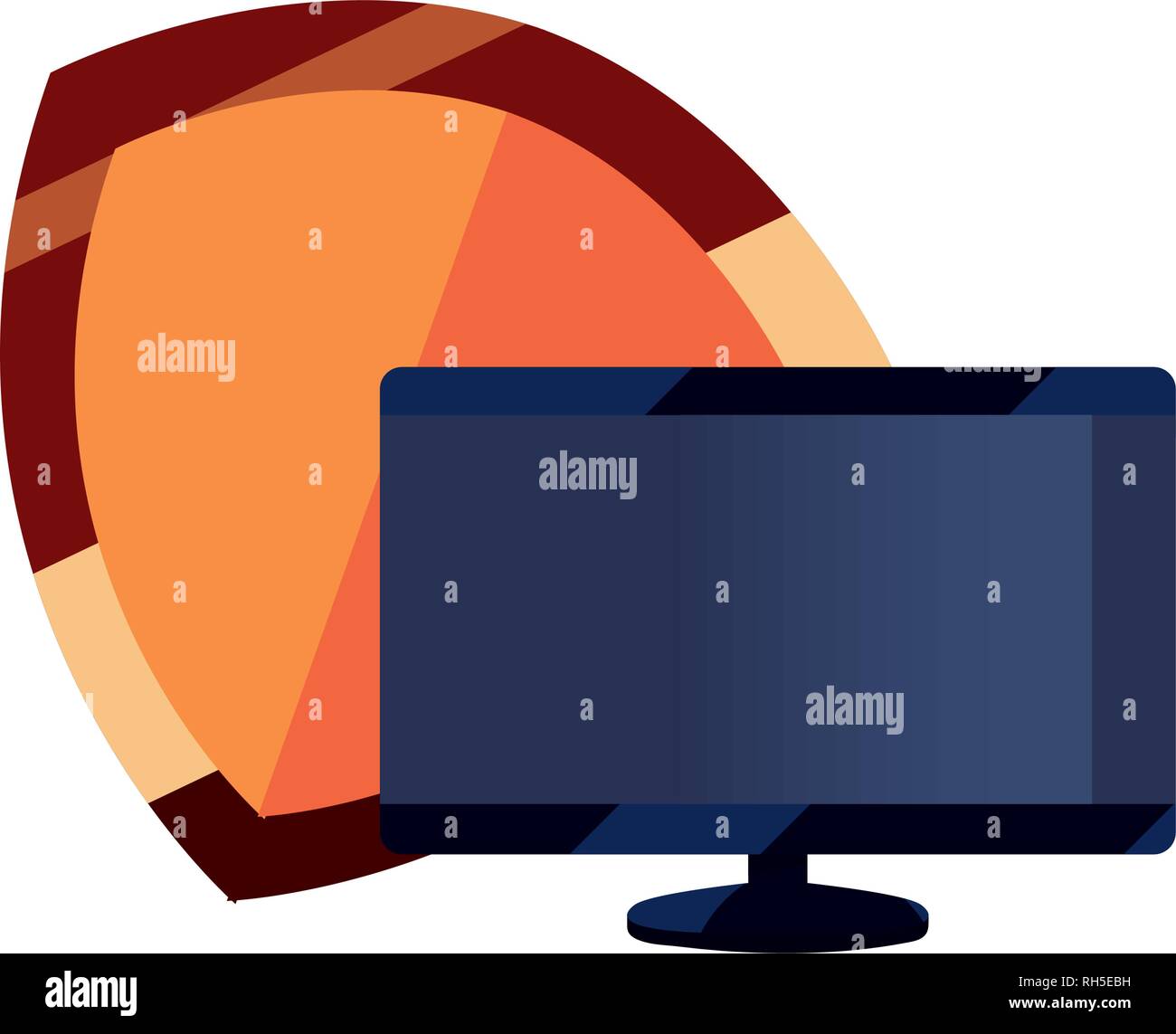 shield protection computer digital copyright vector illustration Stock ...