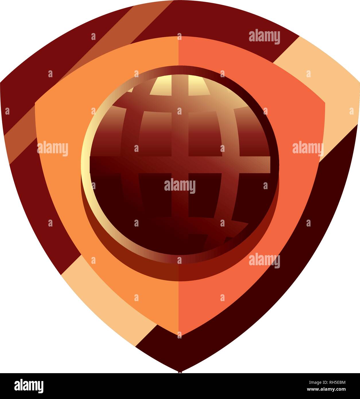 shield protection world property copyright of intellectual vector ...