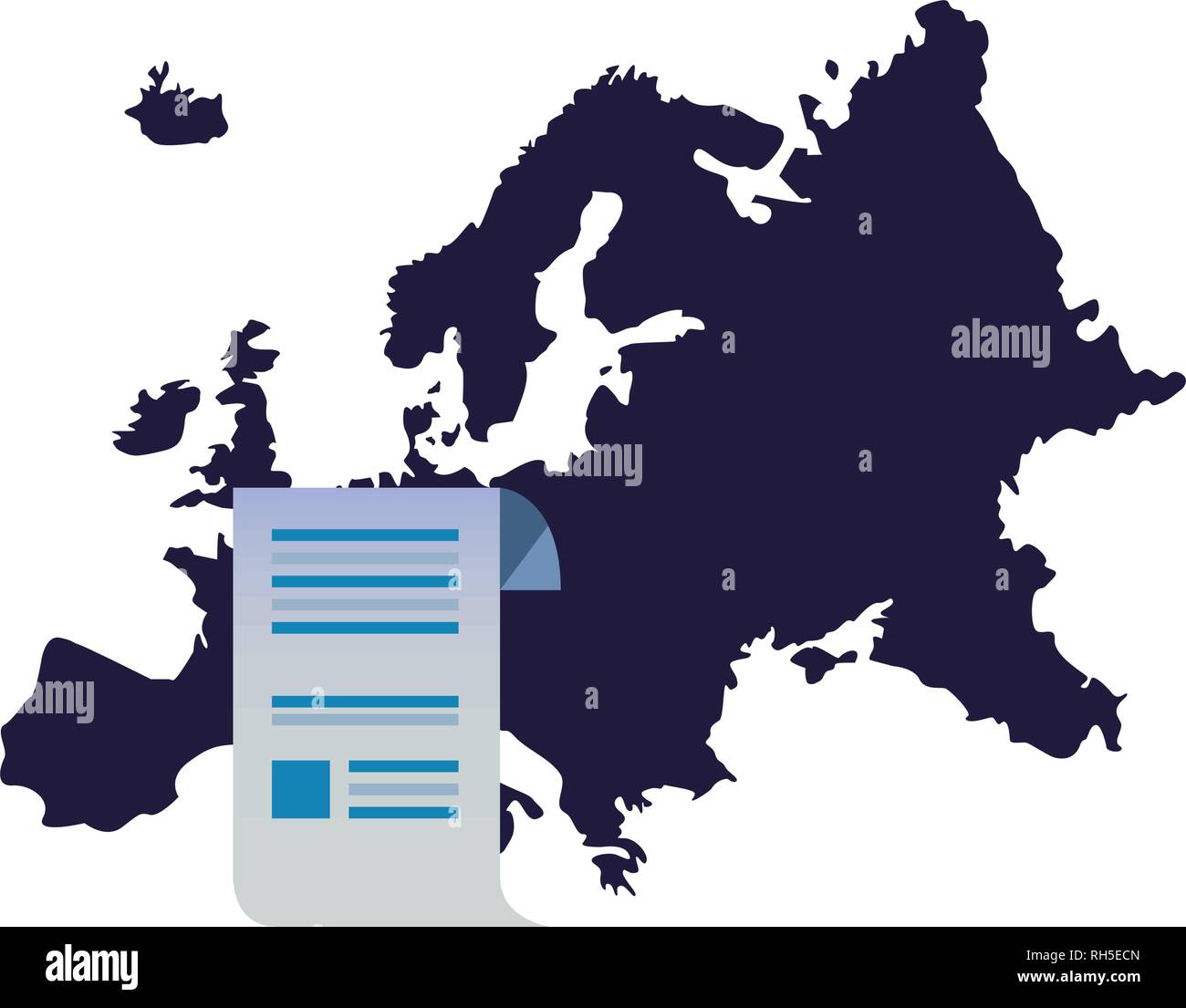 european union patent copyright of intellectual vector illustration ...