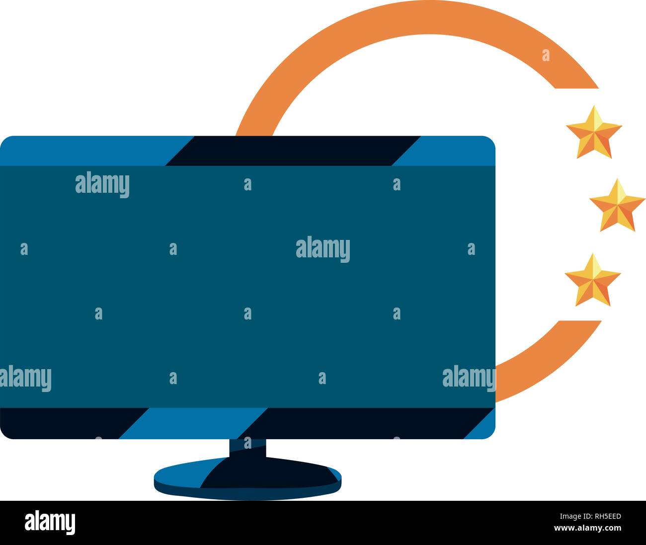 computer digital protection copyright symbol vector illustration Stock ...