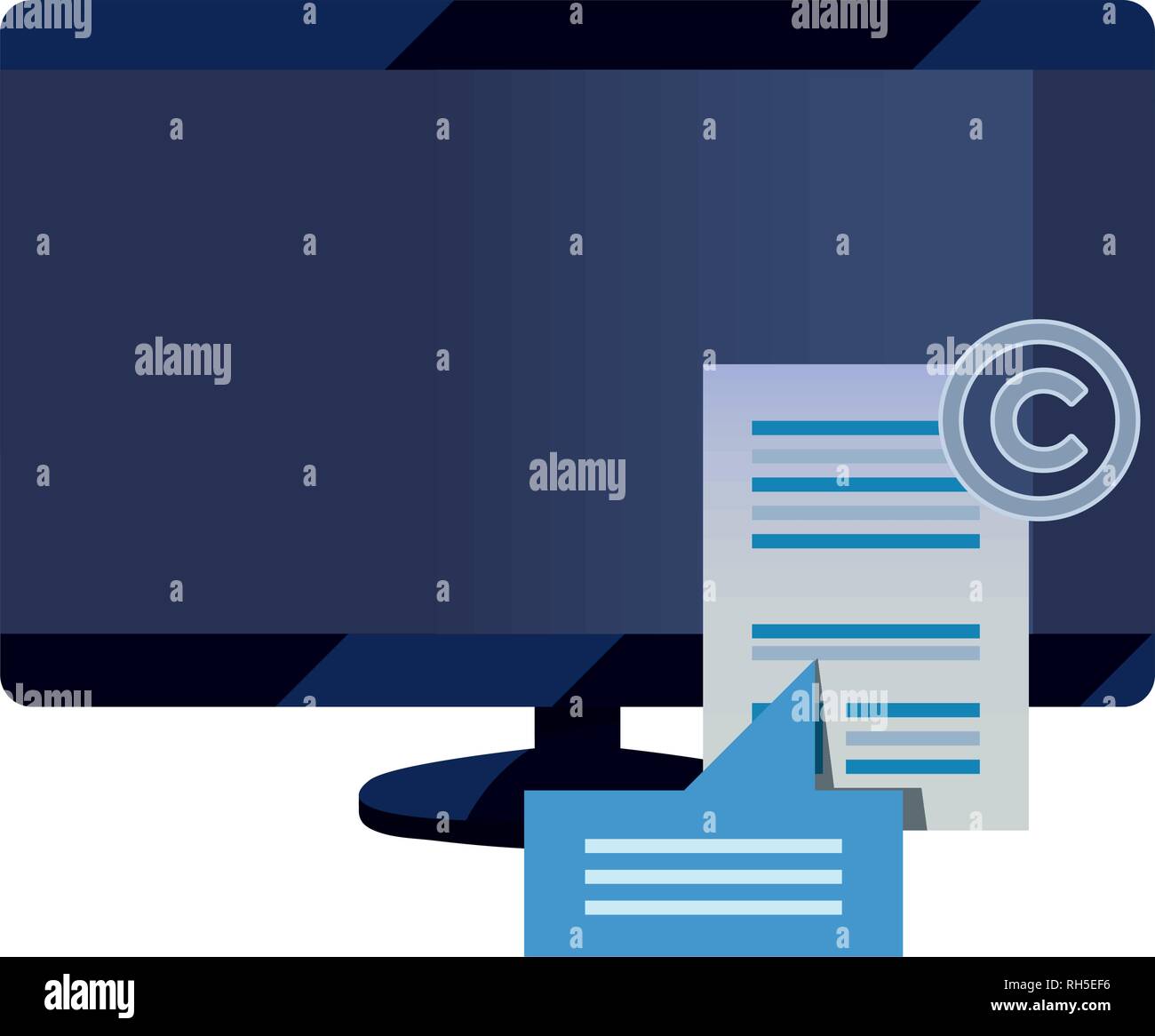 Software copyright background Stock Vector Images - Alamy