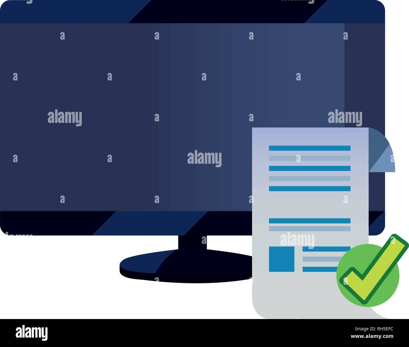 computer digital data checkmark protection copyright vector ...