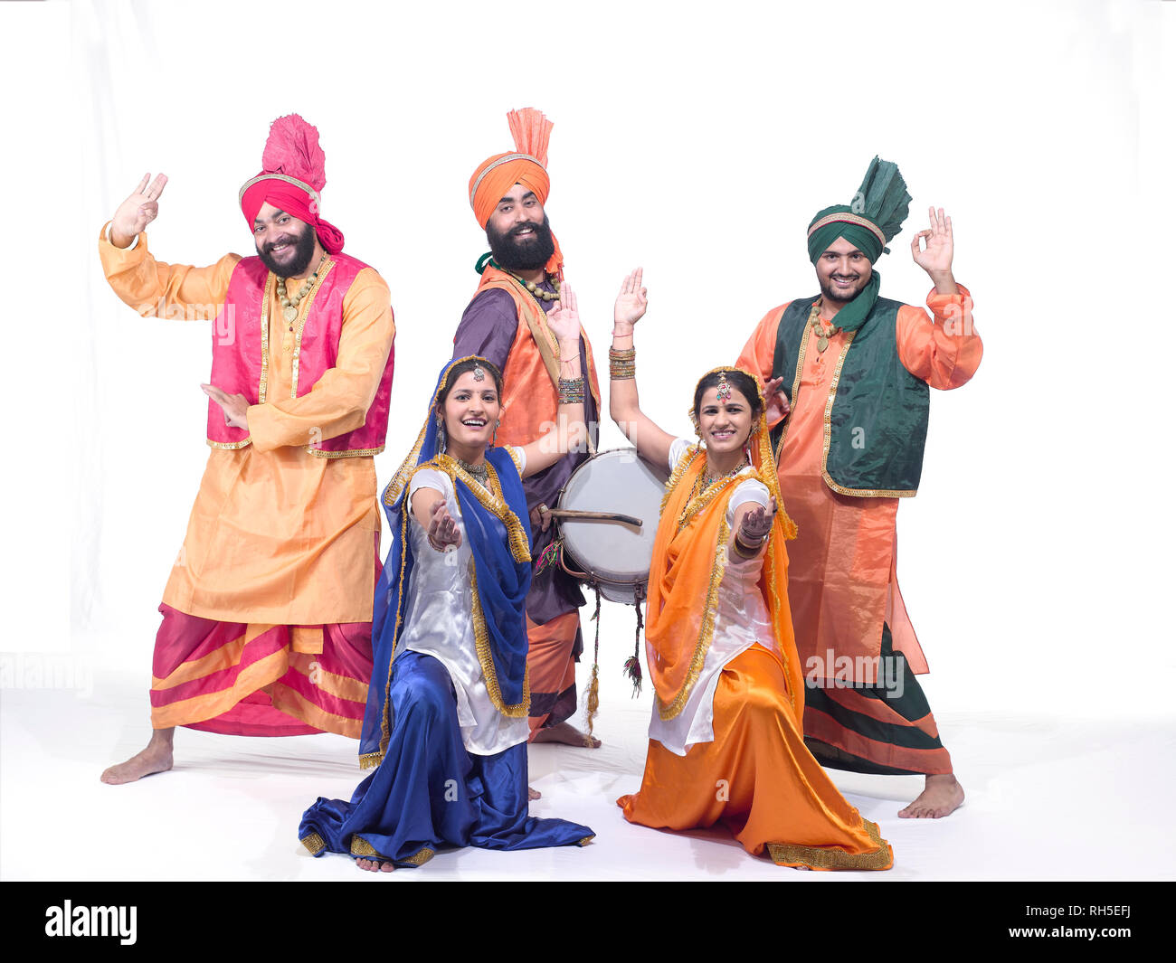 Portrait bhangra dancers hi-res stock photography and images - Alamy
