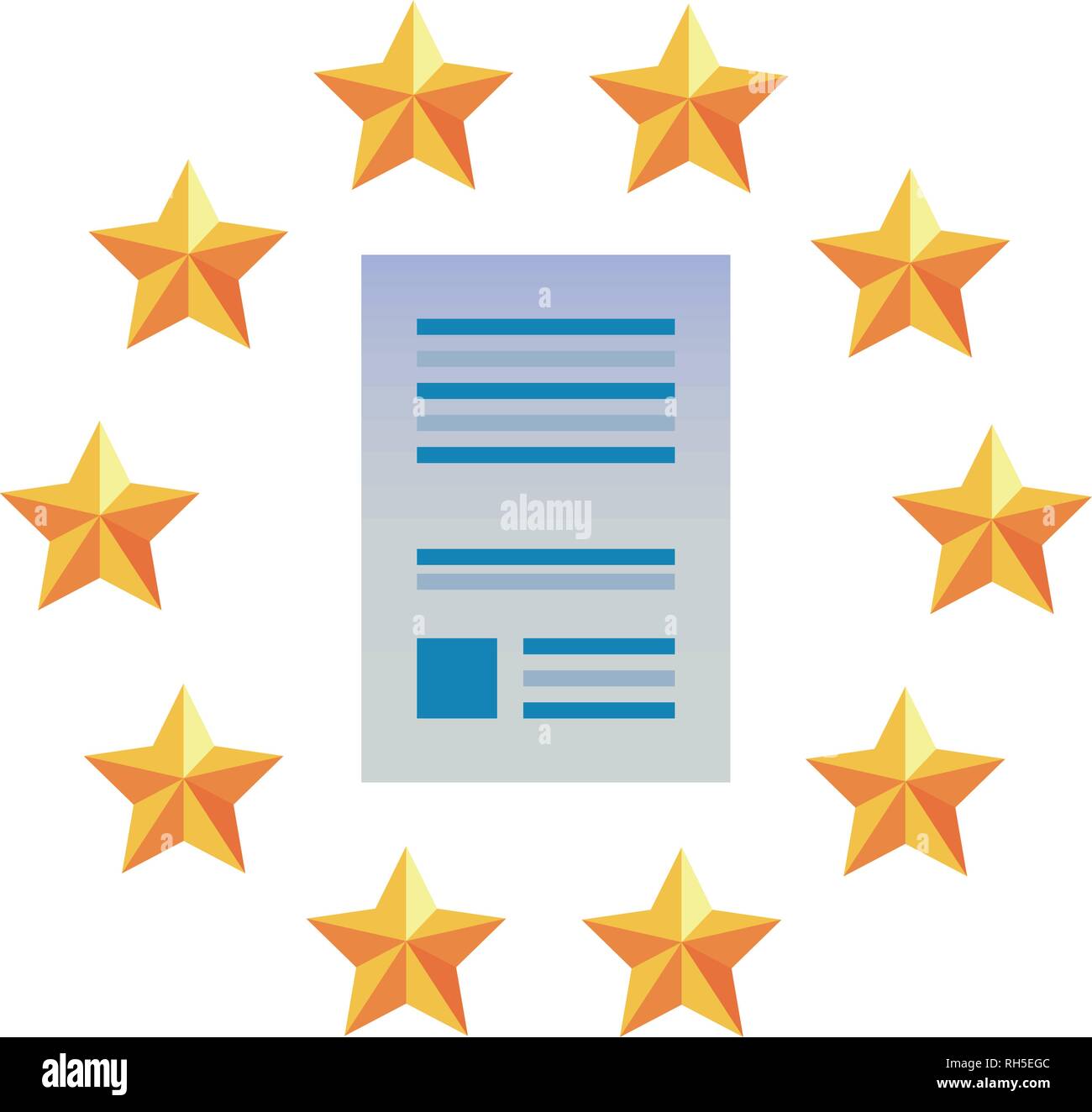 patent contract security stars copyright emblem vector illustration ...