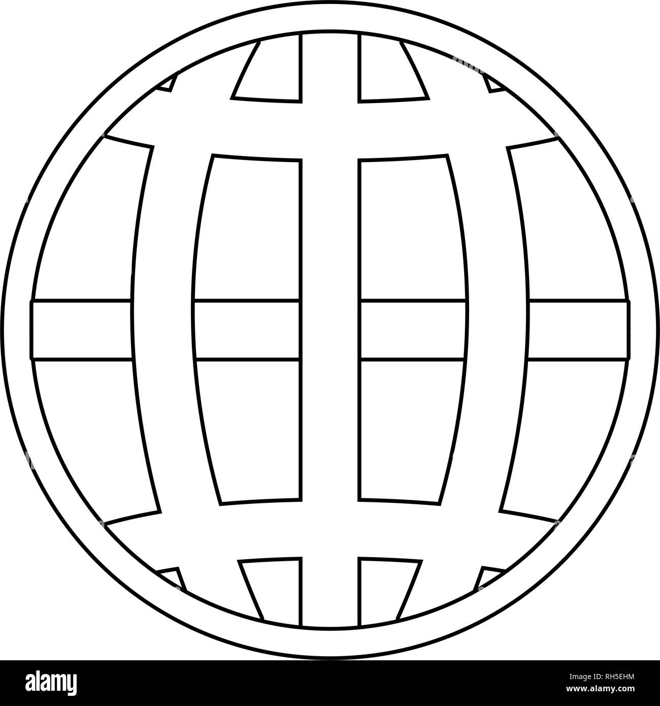 world connection map on white background vector illustration Stock ...