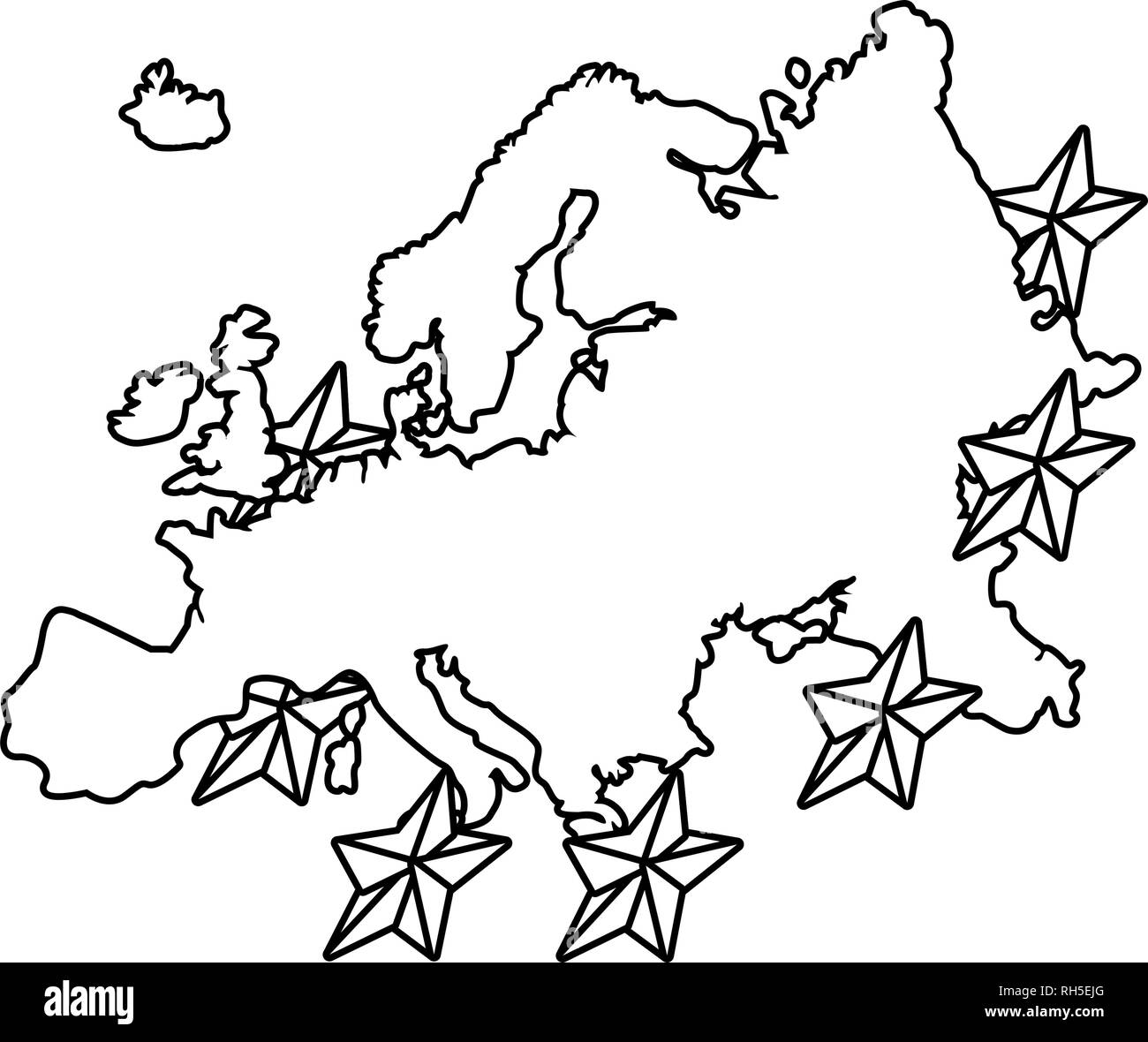 European Union Map High Resolution Stock Photography and Images - Alamy