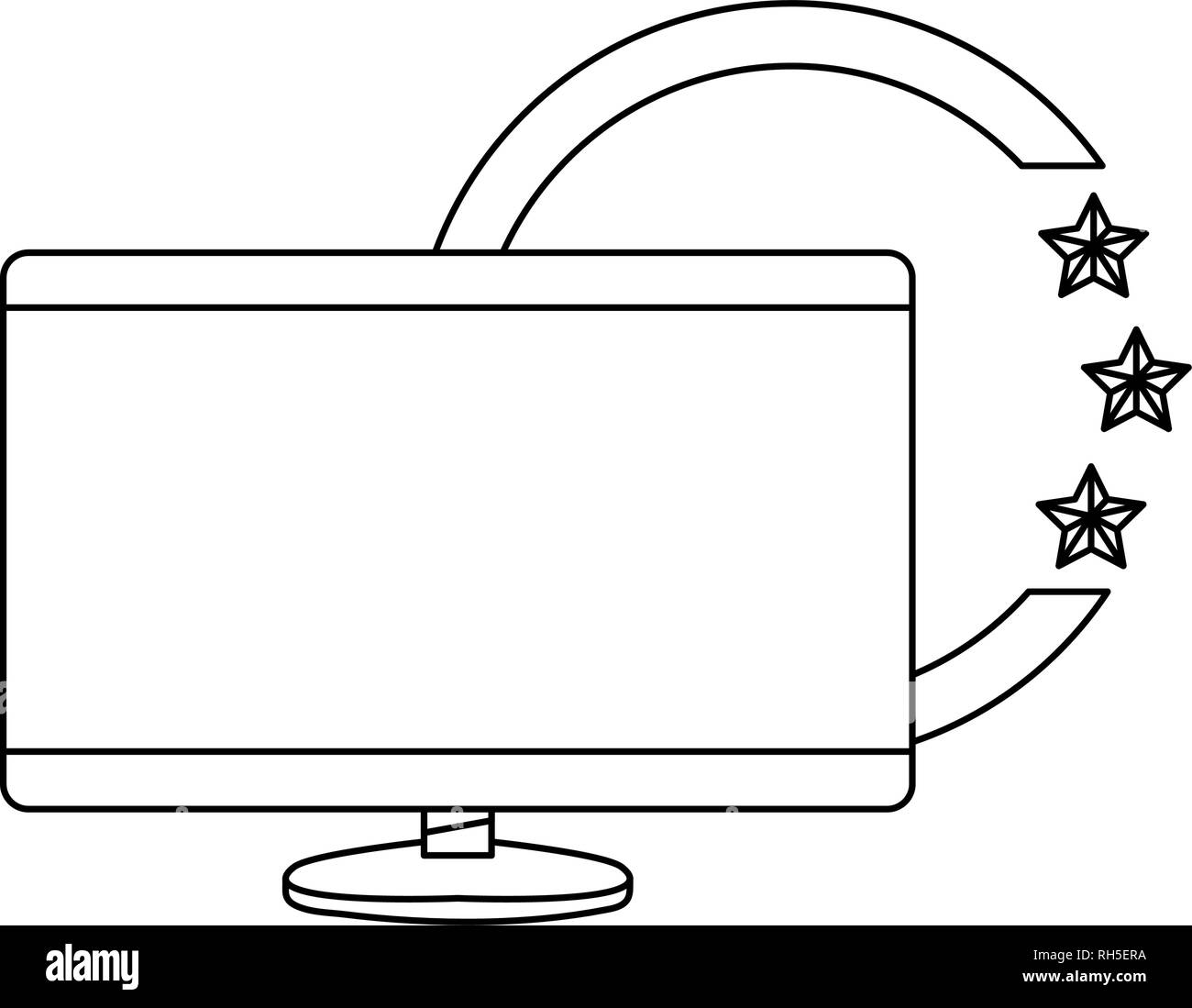 computer digital protection copyright symbol vector illustration Stock ...