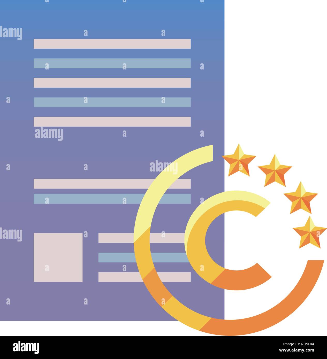 patent copyright of intellectual vector illustration Stock Vector Image ...