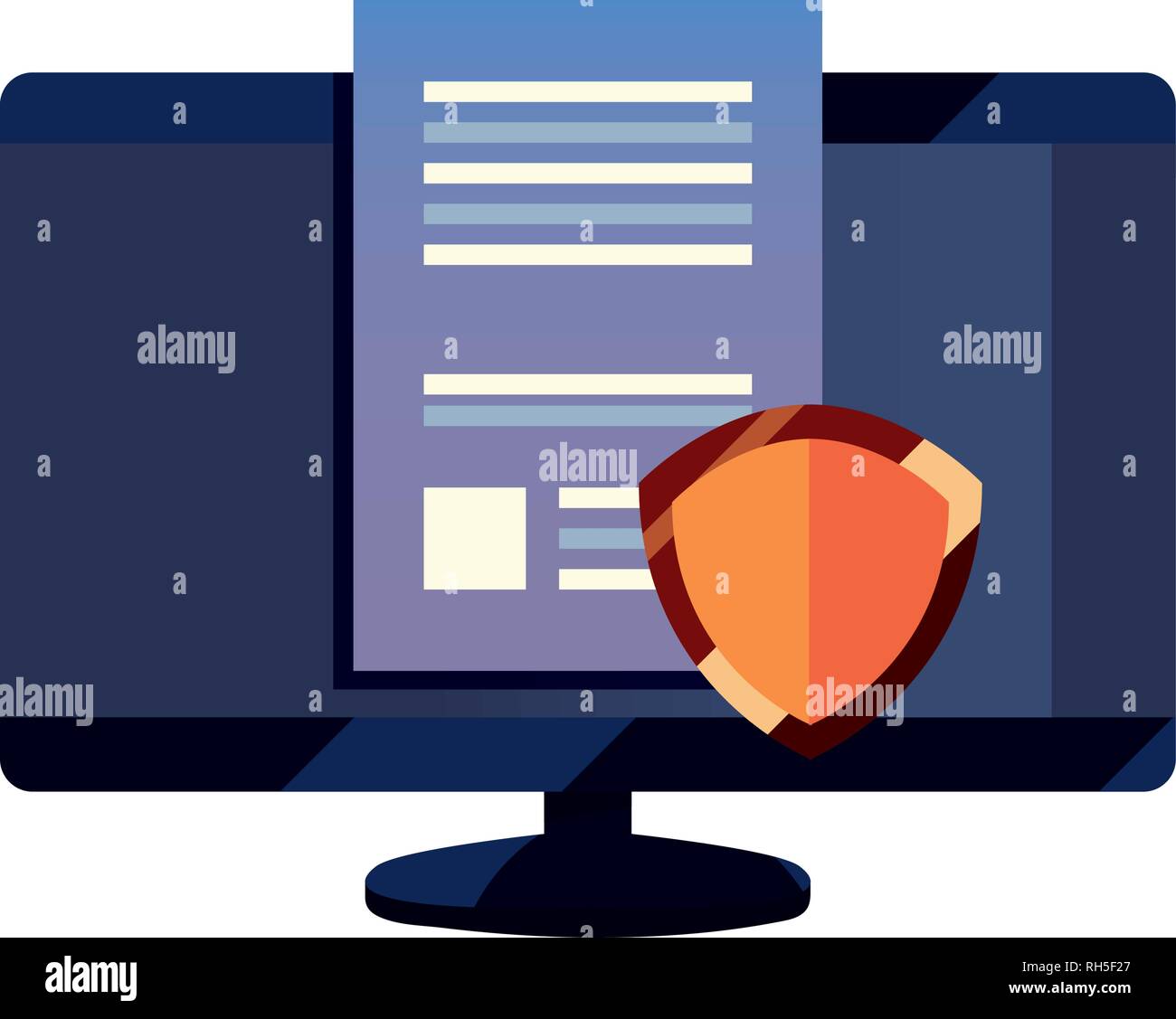 computer patent security copyright of intellectual vector illustration ...