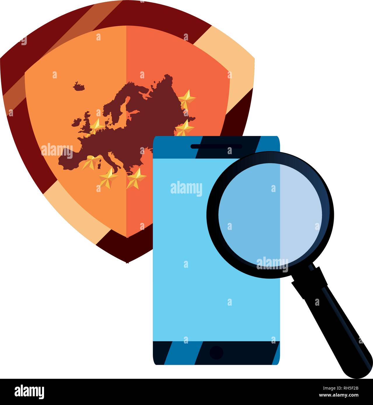 cellphone shield protection analysis copyright of intellectual vector ...