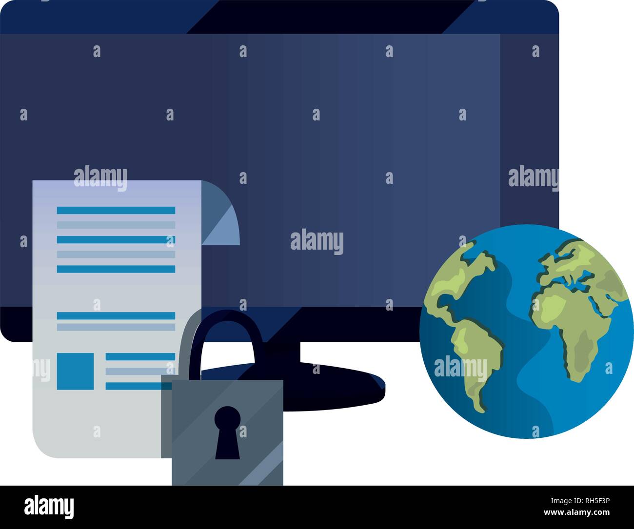 computer world patent security copyright of intellectual vector ...