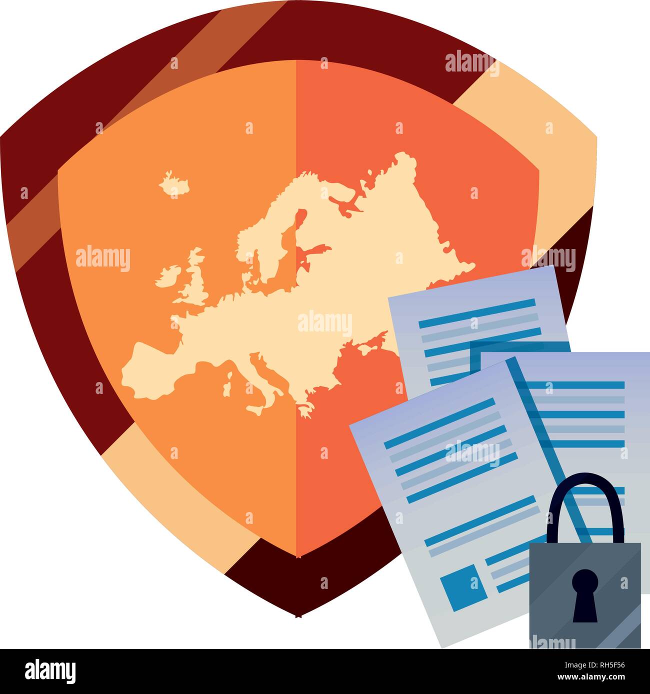 shield protection patent security copyright of intellectual vector ...