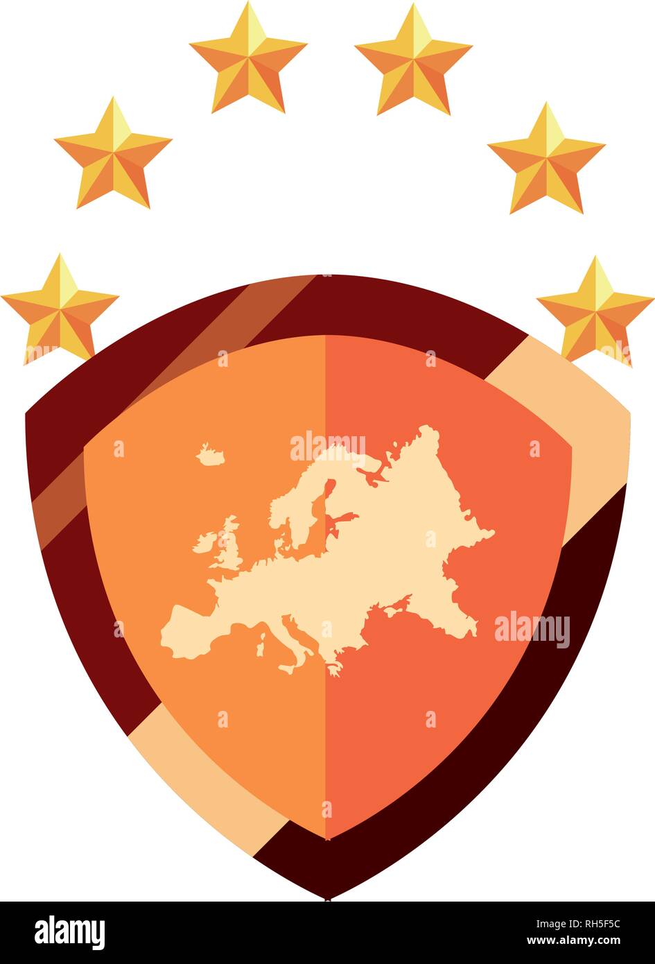 shield protection european union copyright of intellectual vector ...