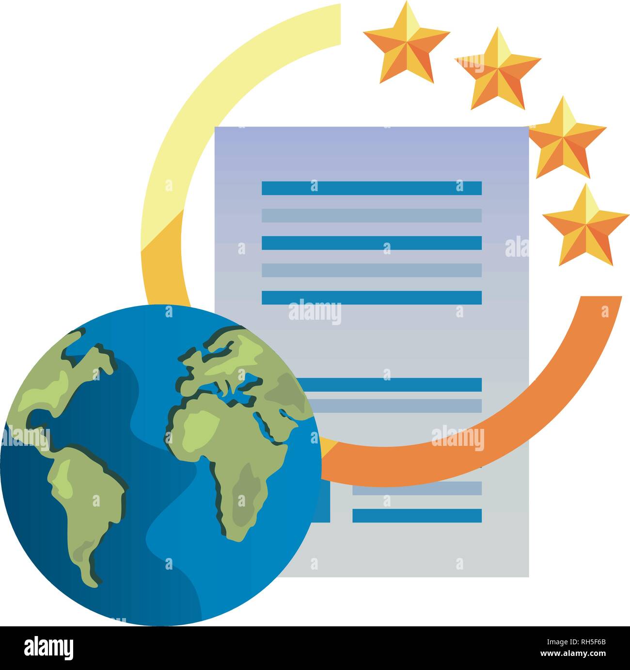 world paper copyright of intellectual vector illustration Stock Vector ...