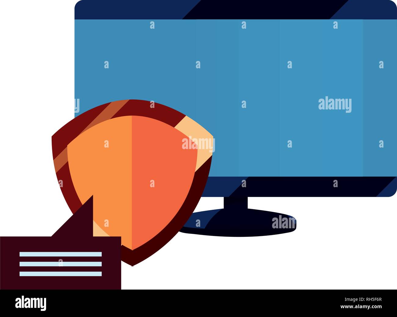 computer shield protection copyright of intellectual vector ...