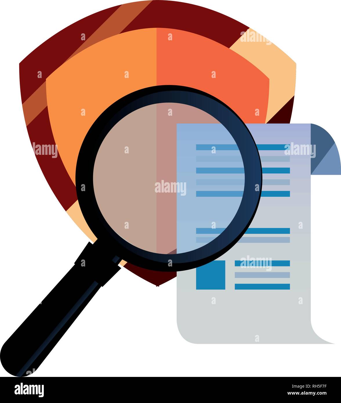 security searching patent copyright of intellectual vector illustration ...