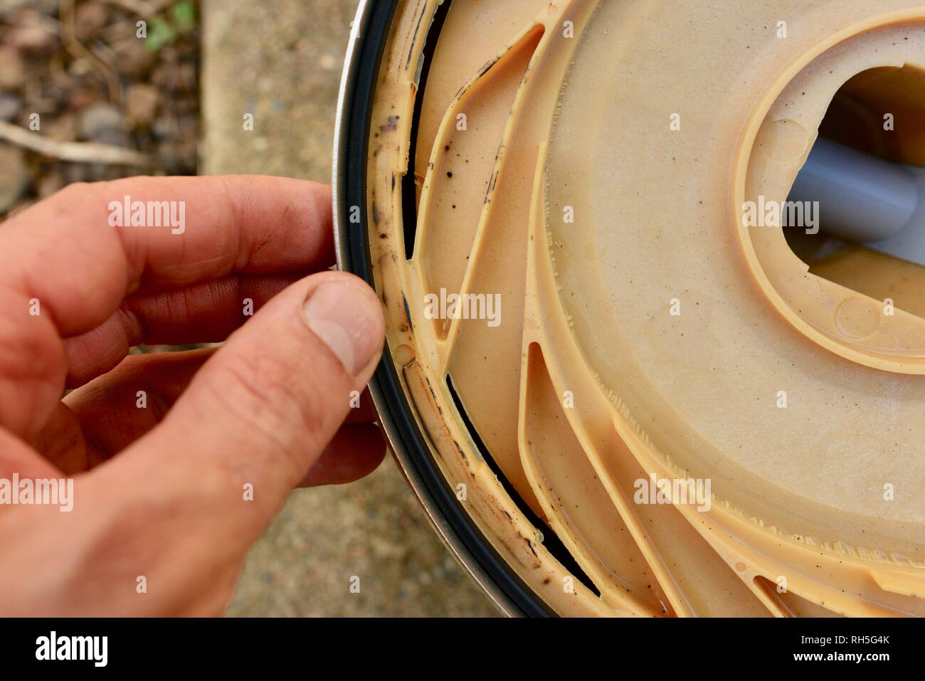 Grundfos self priming bore pump step by step guide to taking out and ...