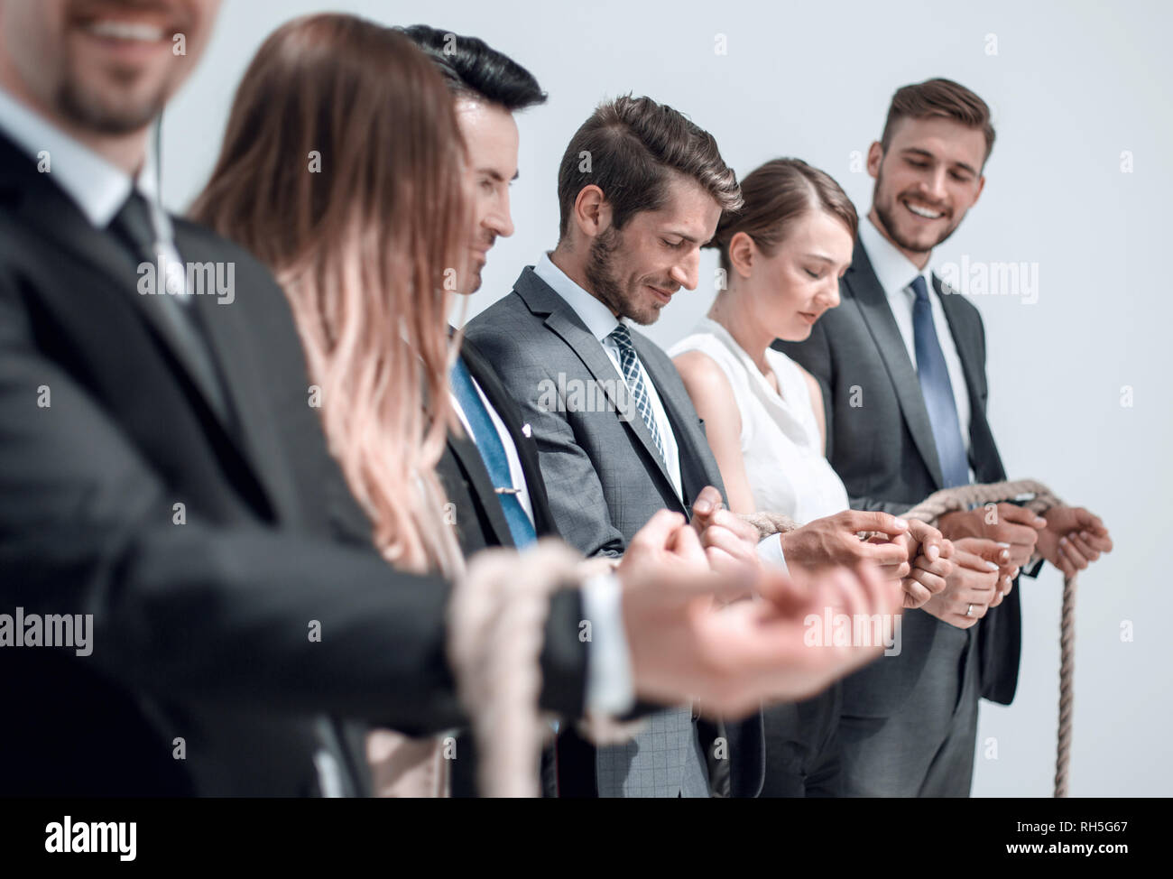 Hands tied together hi-res stock photography and images - Alamy