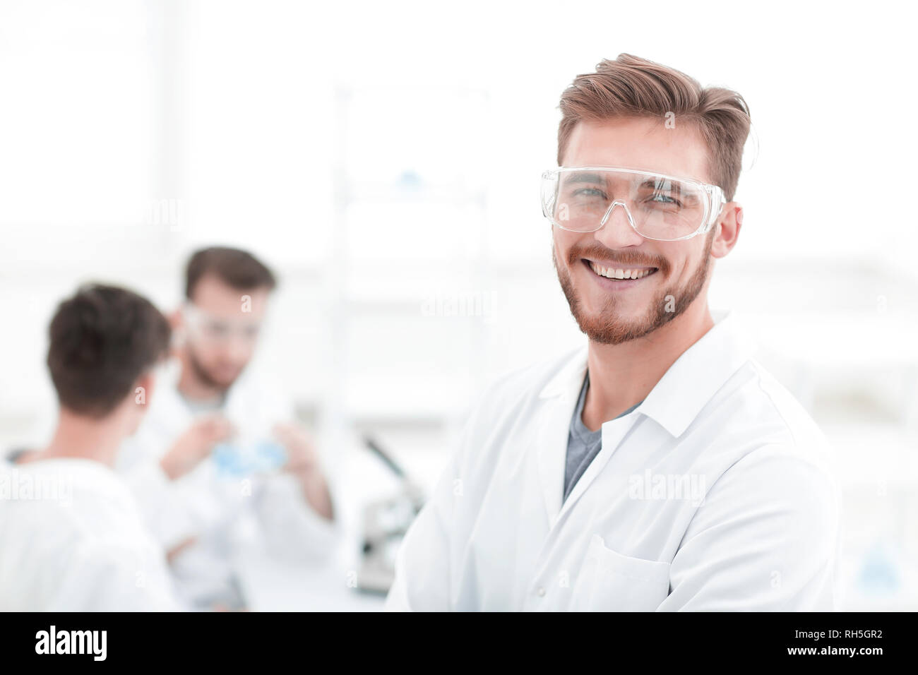 Successful team of scientist hi-res stock photography and images - Alamy