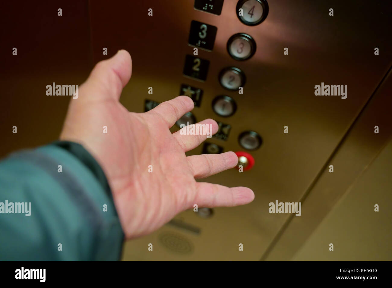 Elevator emergency button hi-res stock photography and images - Alamy