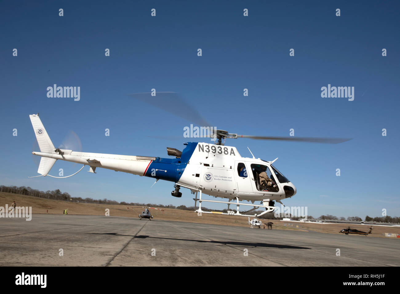 A U.S. Customs and Border Protection Air and Marine Operations AS350 A ...
