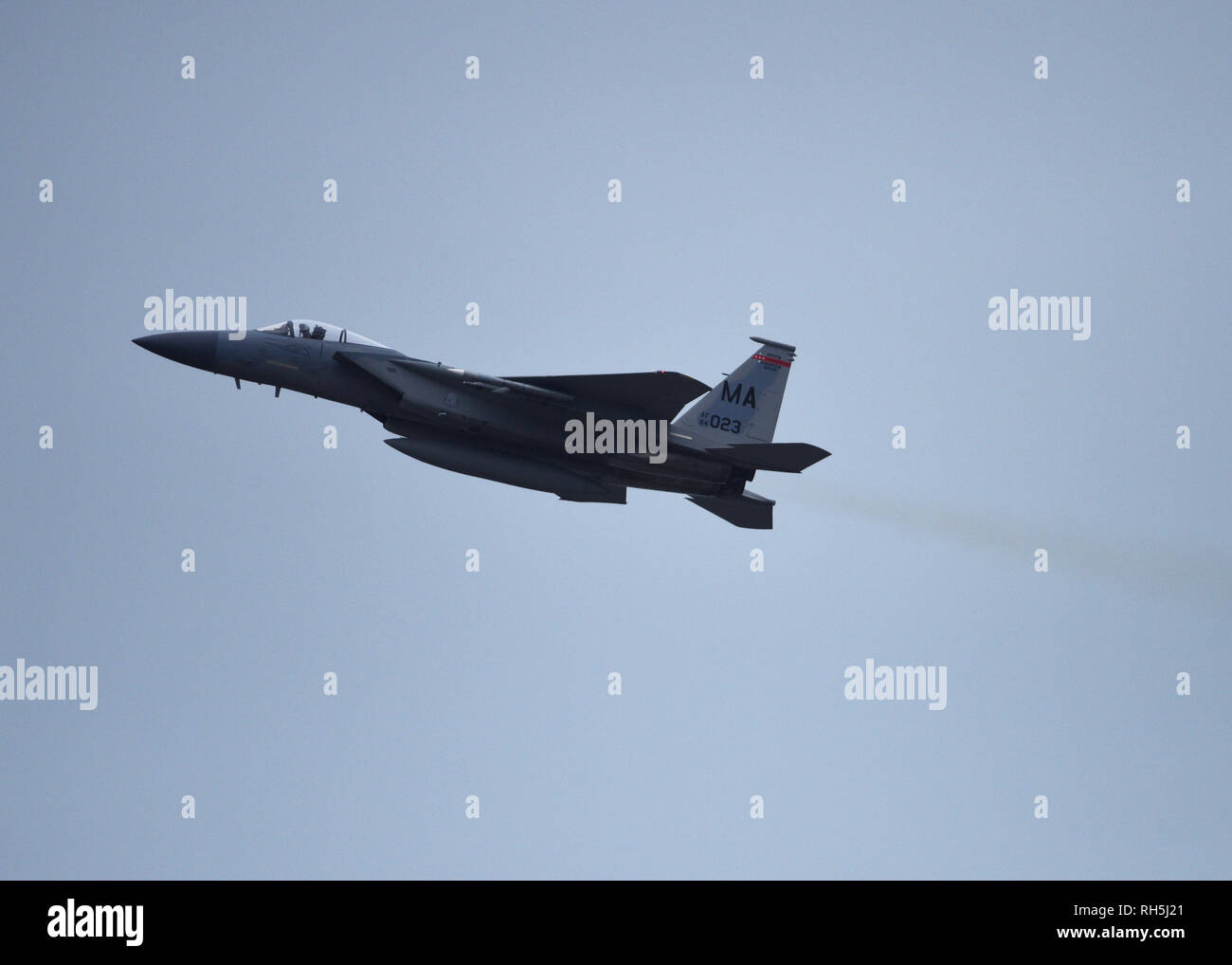 An F-15 Eagle from the 104th Fighter Wing at Barnes Air National Guard ...
