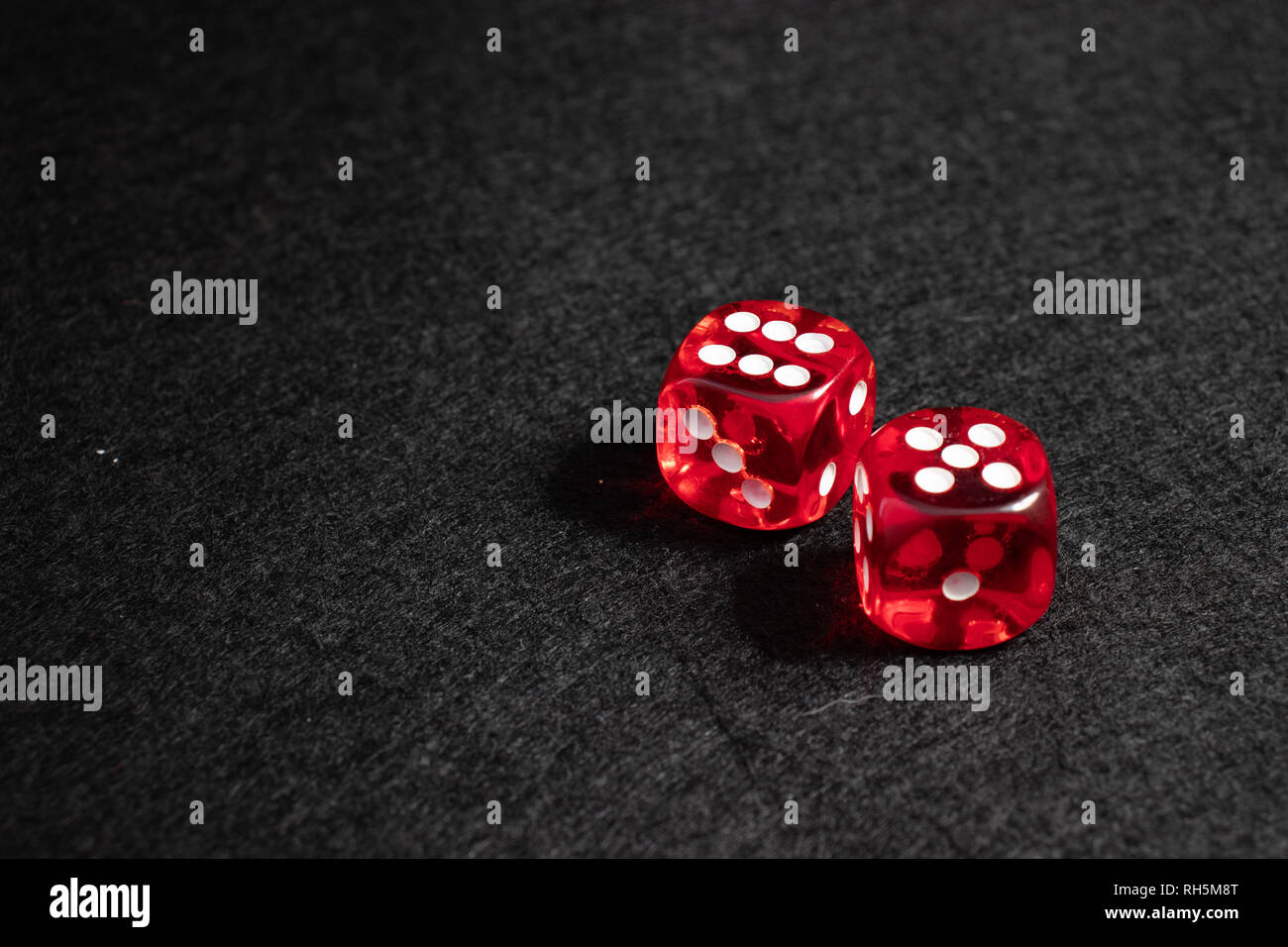 Dice on the table hi-res stock photography and images - Alamy