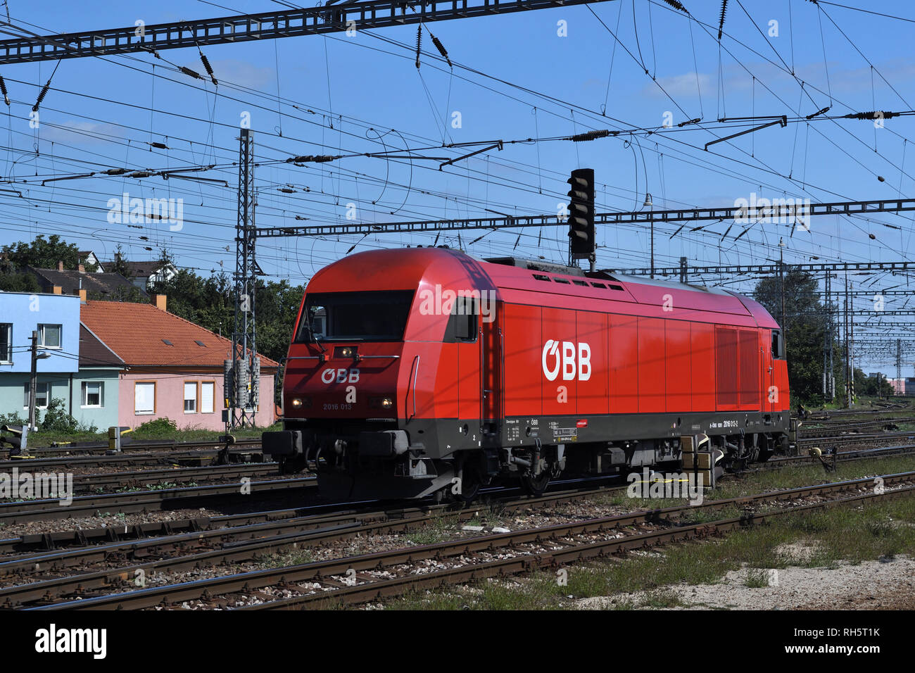 class 2016;diesel electric locomotive;bratislava main;slovakia Stock ...