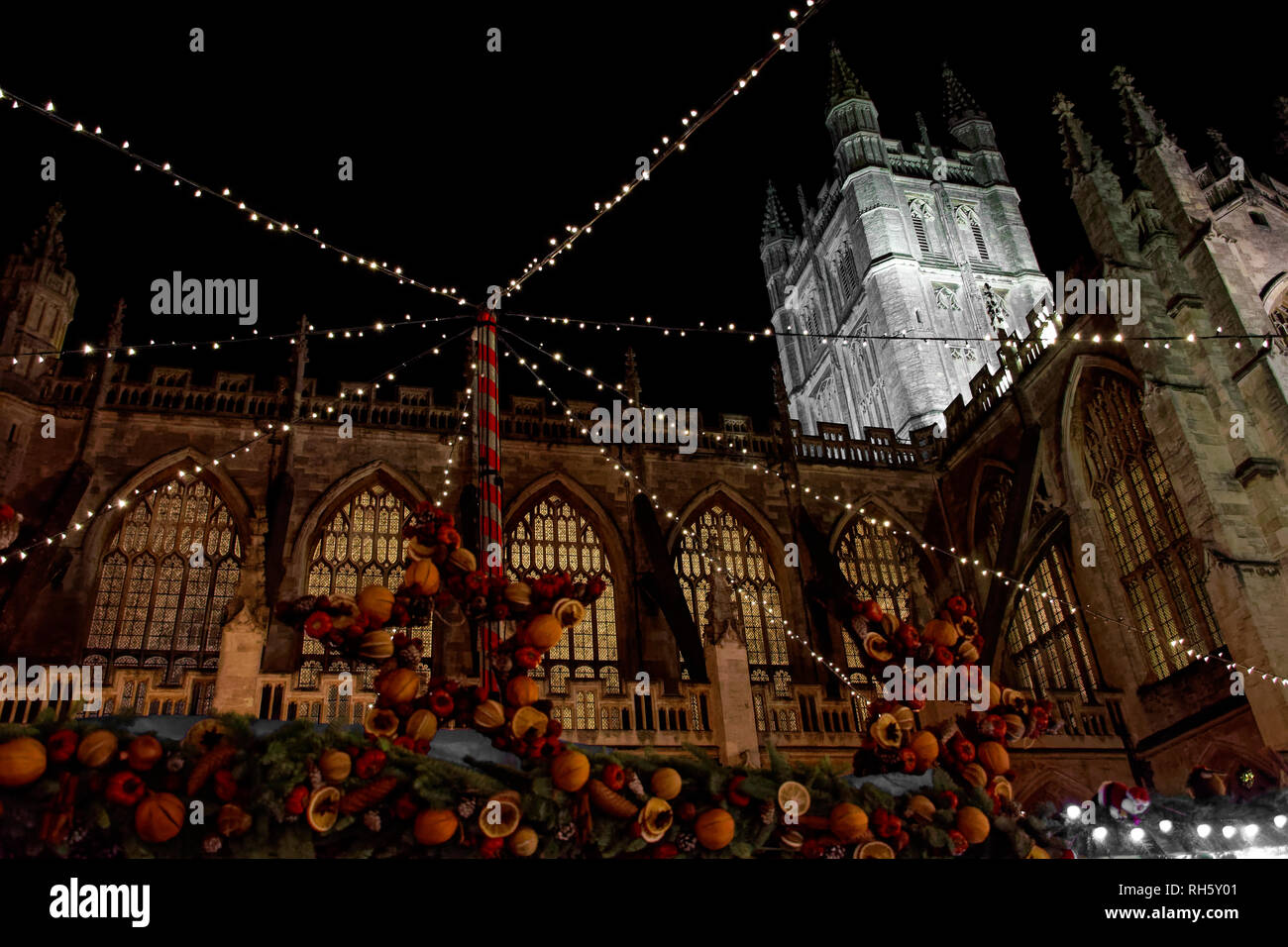 real life full size building avent calendar Stock Photo - Alamy