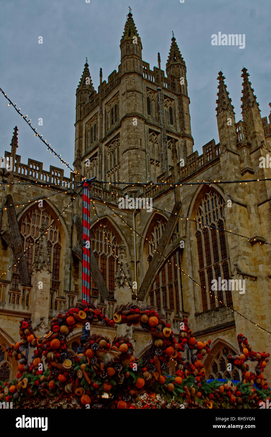 real life full size building avent calendar Stock Photo - Alamy