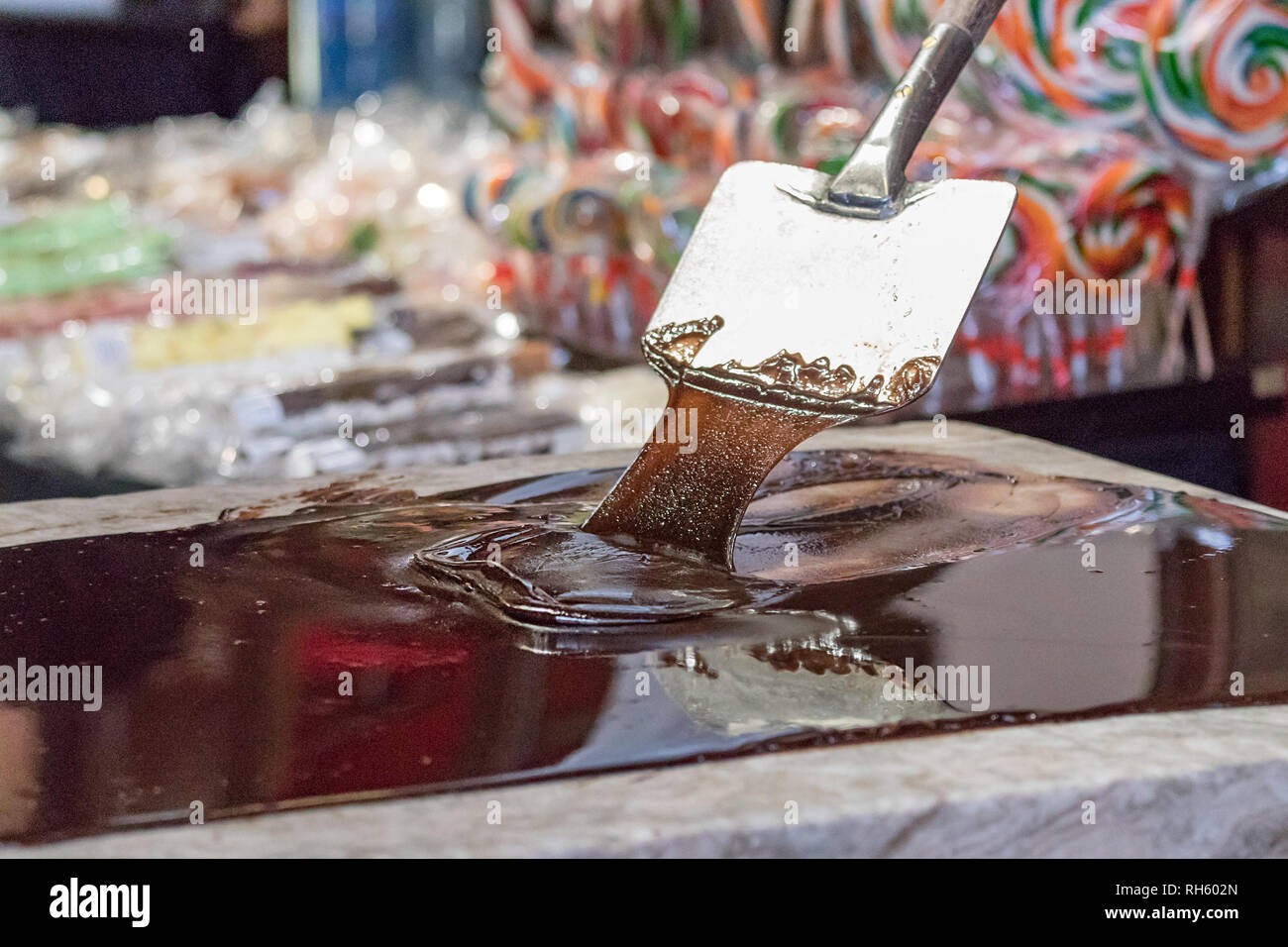 Chocolate factory mixing hi-res stock photography and images - Alamy