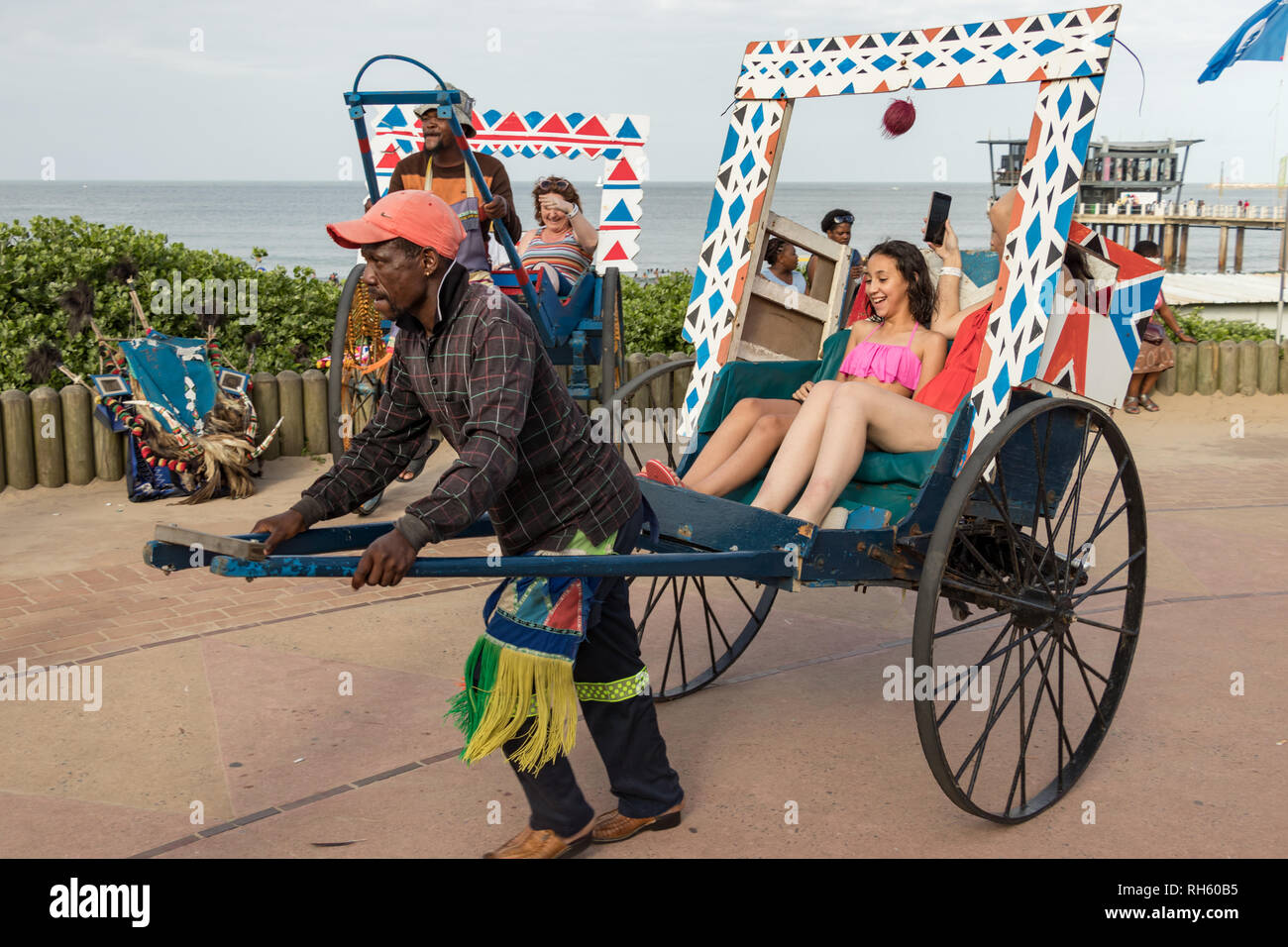 Durban, South Africa - January 6th, 2019: A black south african man ...