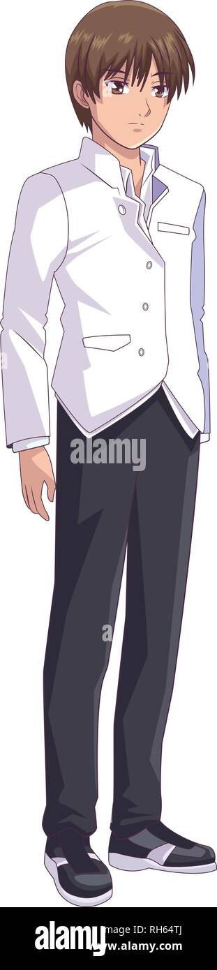 anime manga man Stock Vector Image & Art - Alamy