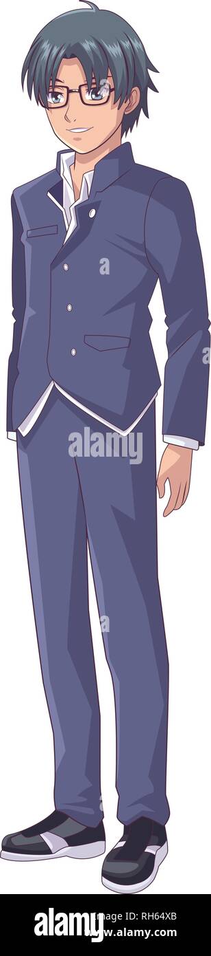 anime manga man Stock Vector Image & Art - Alamy