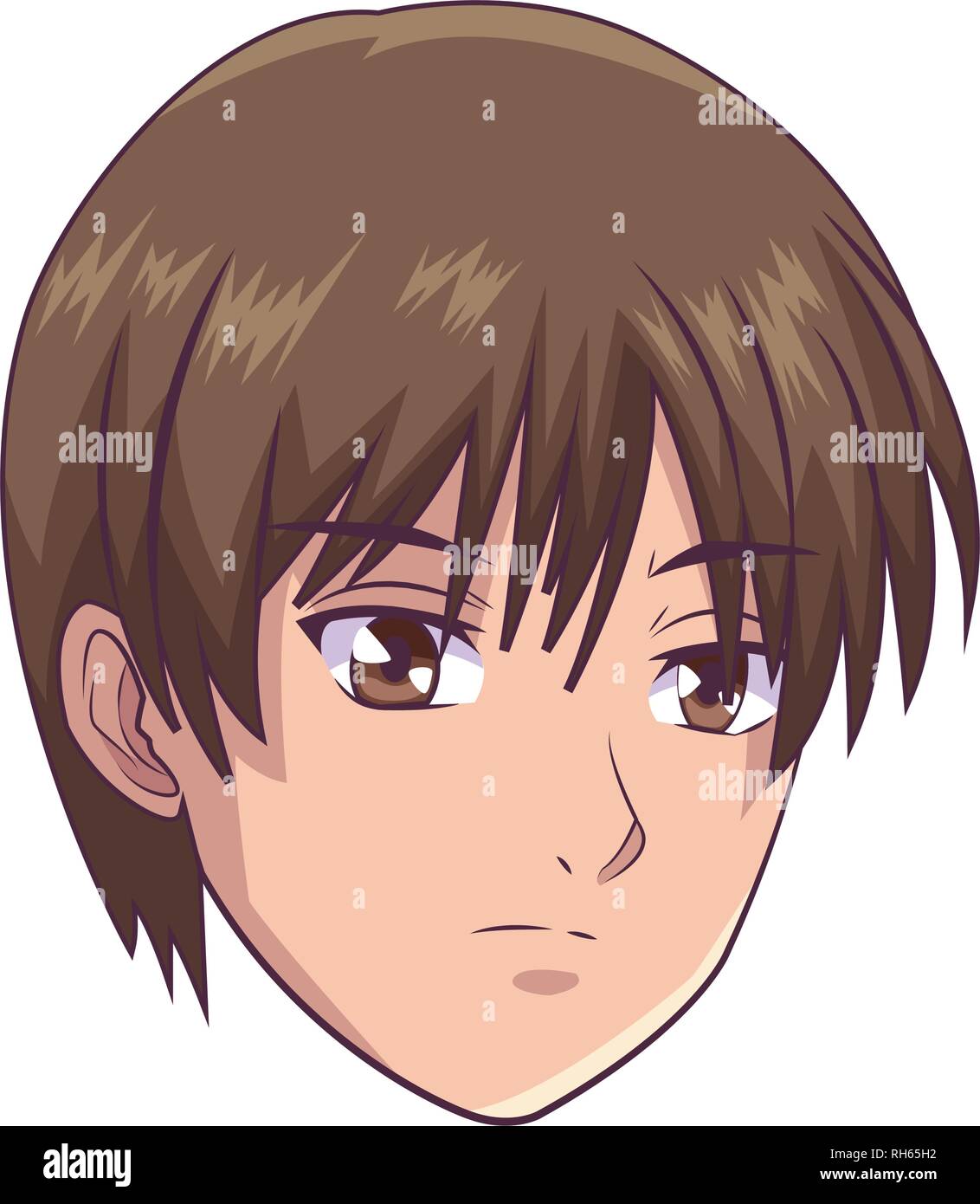 anime manga man Stock Vector Image & Art - Alamy